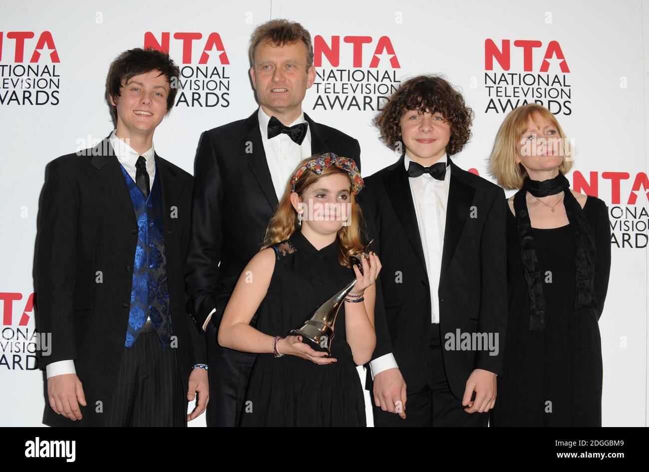 The cast of Outnumbered, Tyger Drew-Honey, Hugh Dennis, Ramona Marquez ...