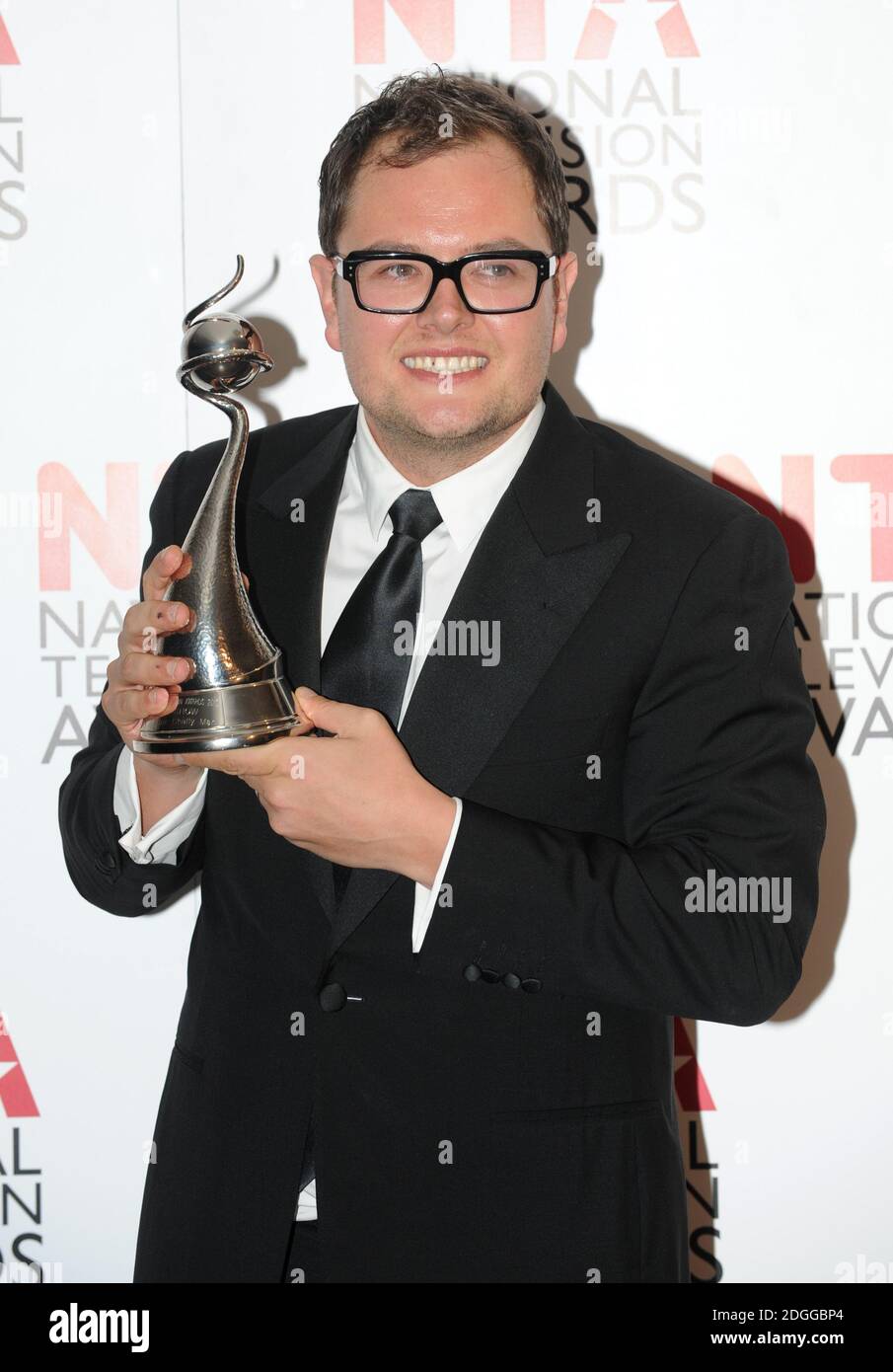 Alan Carr back stage at The National Television Awards 2012, O2 Arena ...