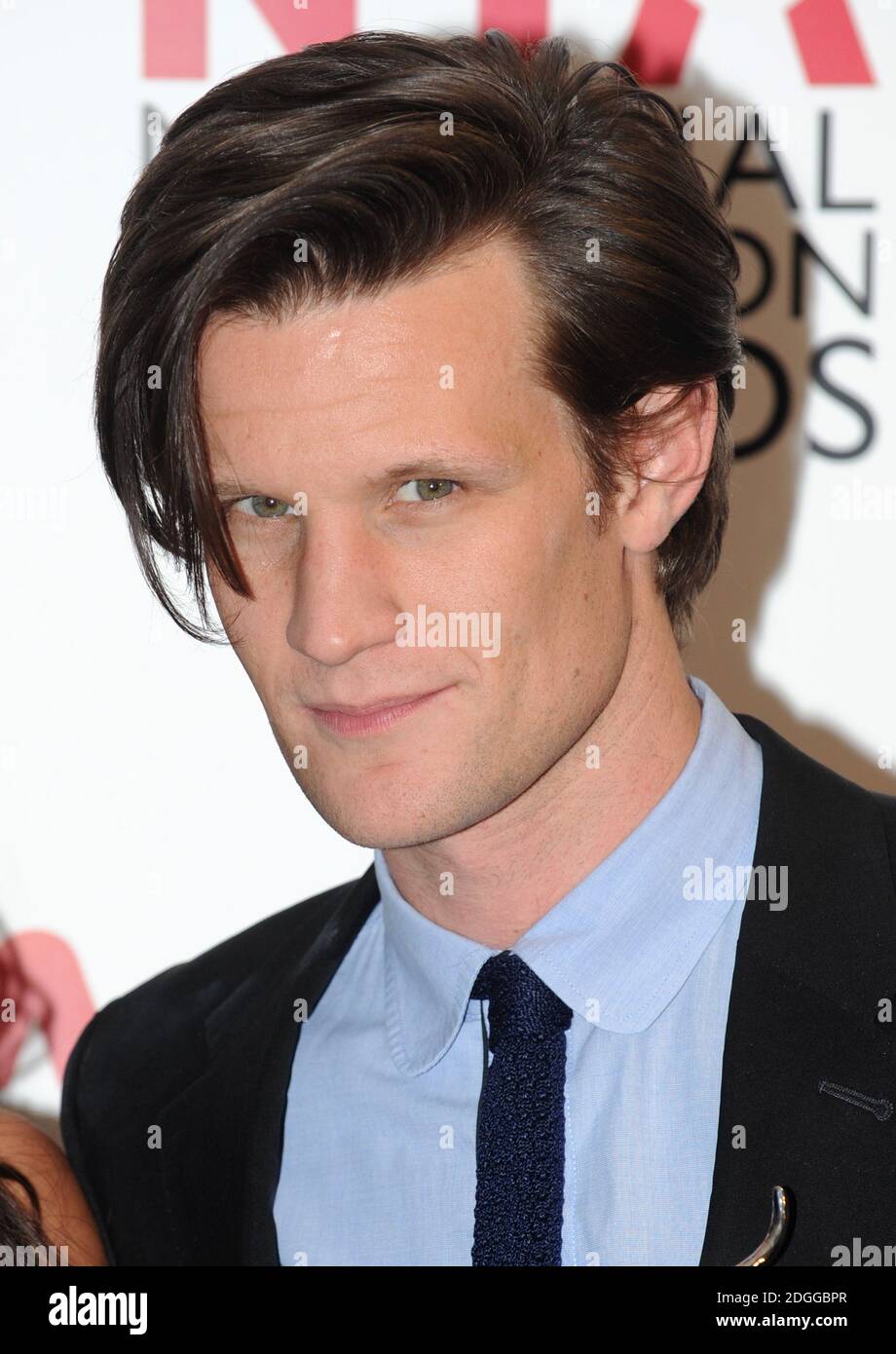 Matt Smith back stage at The National Television Awards 2012, O2 Arena ...