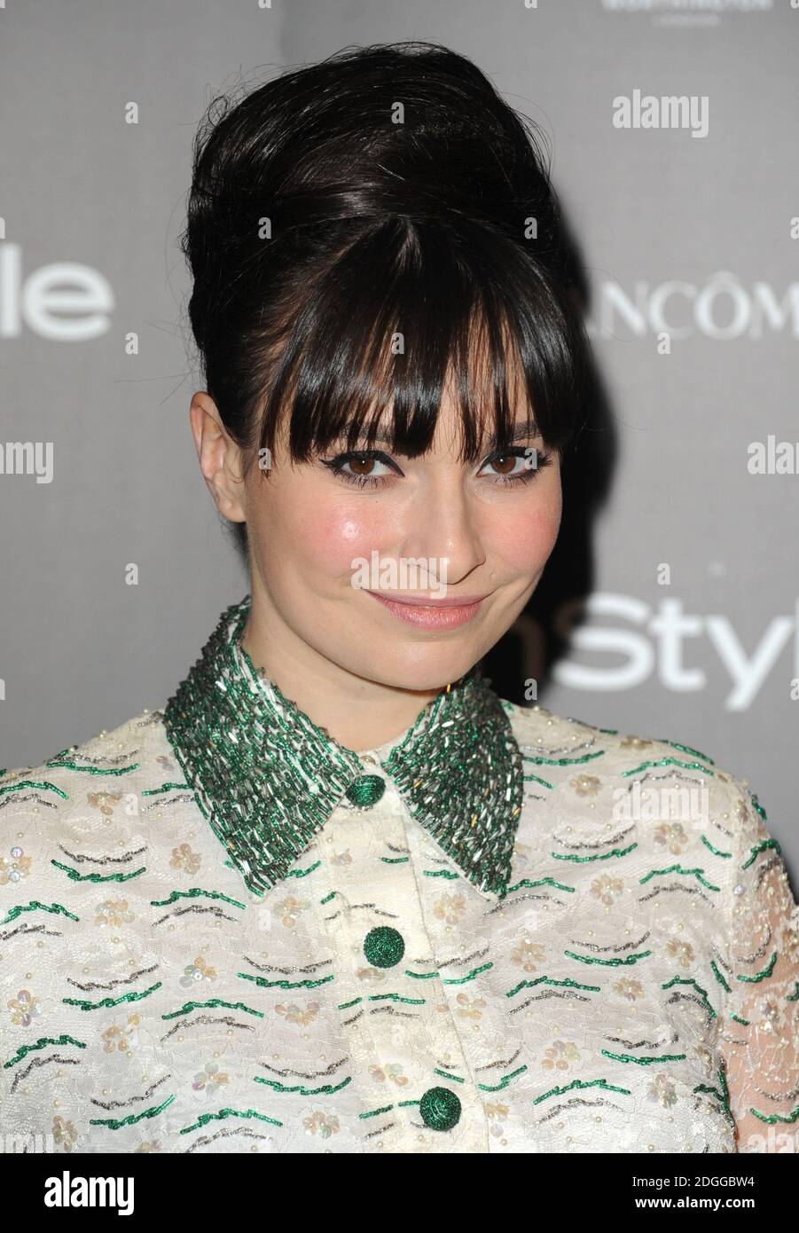 Gizzi Erskine arriving at the InStyle Best of British Talent Event in ...