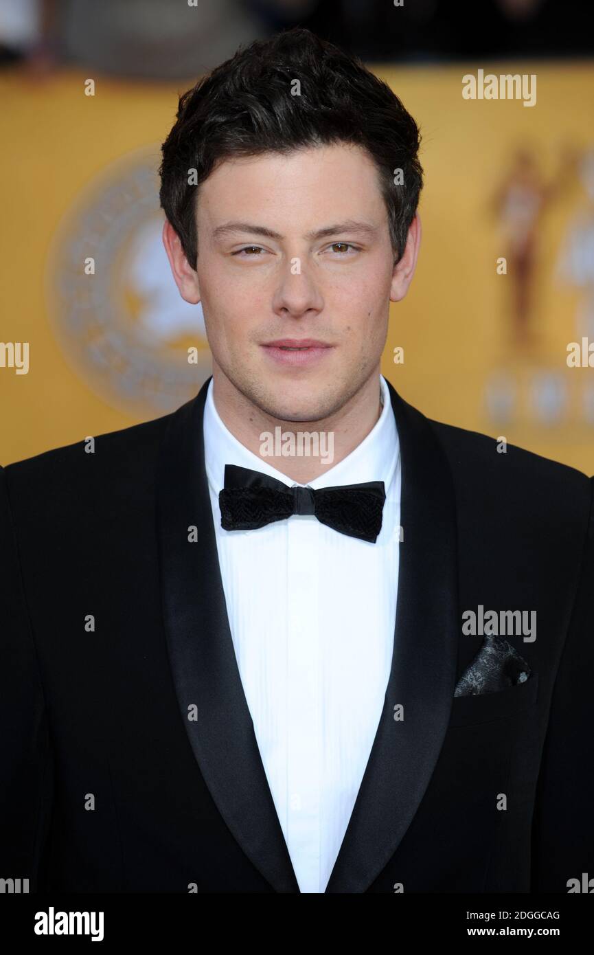 Cory Monteith arriving at the 18th Annual Screen Actors Guild (SAG ...