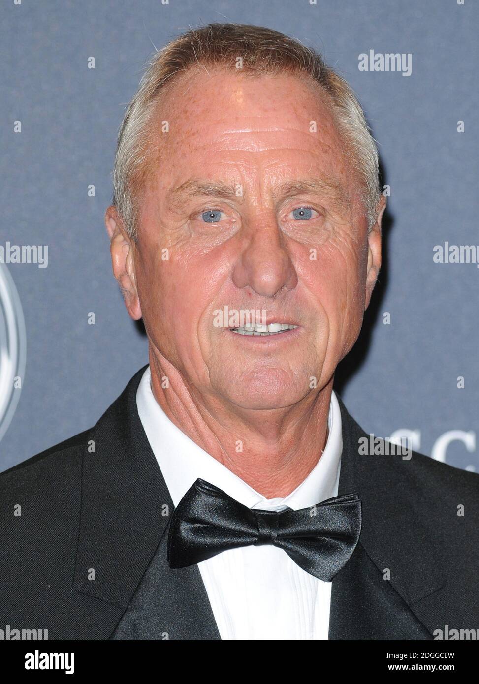 Johan Cruyff arriving at the Laureus Sports Awards 2012, Westminster ...