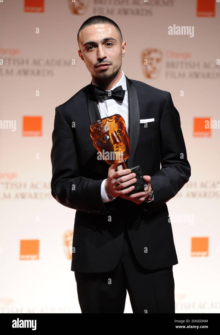 Adam Deacon backstage at the Orange British Academy Film Awards 2012 ...