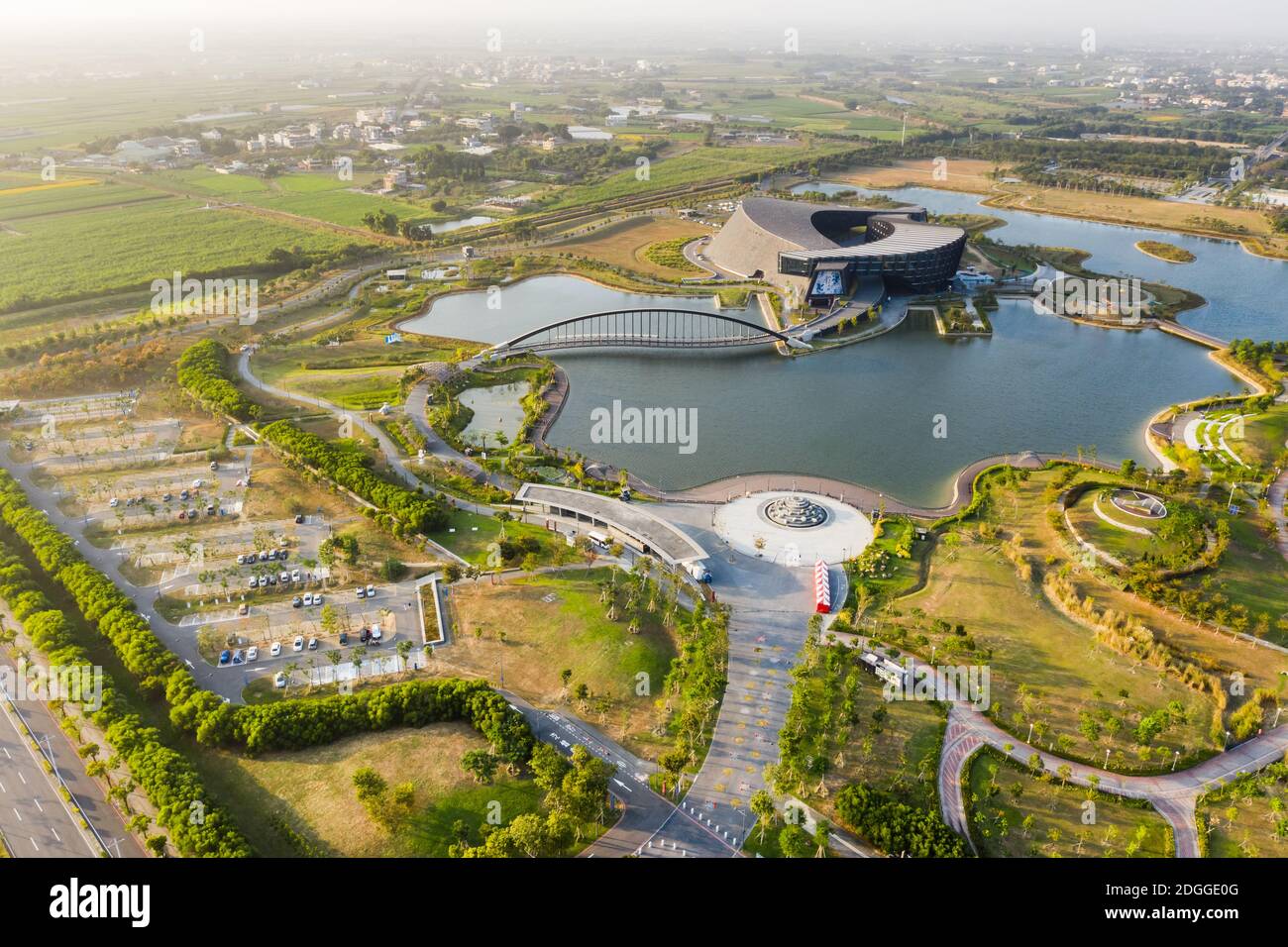Aerial view of Southern Branch of the National Palace Museum Stock ...