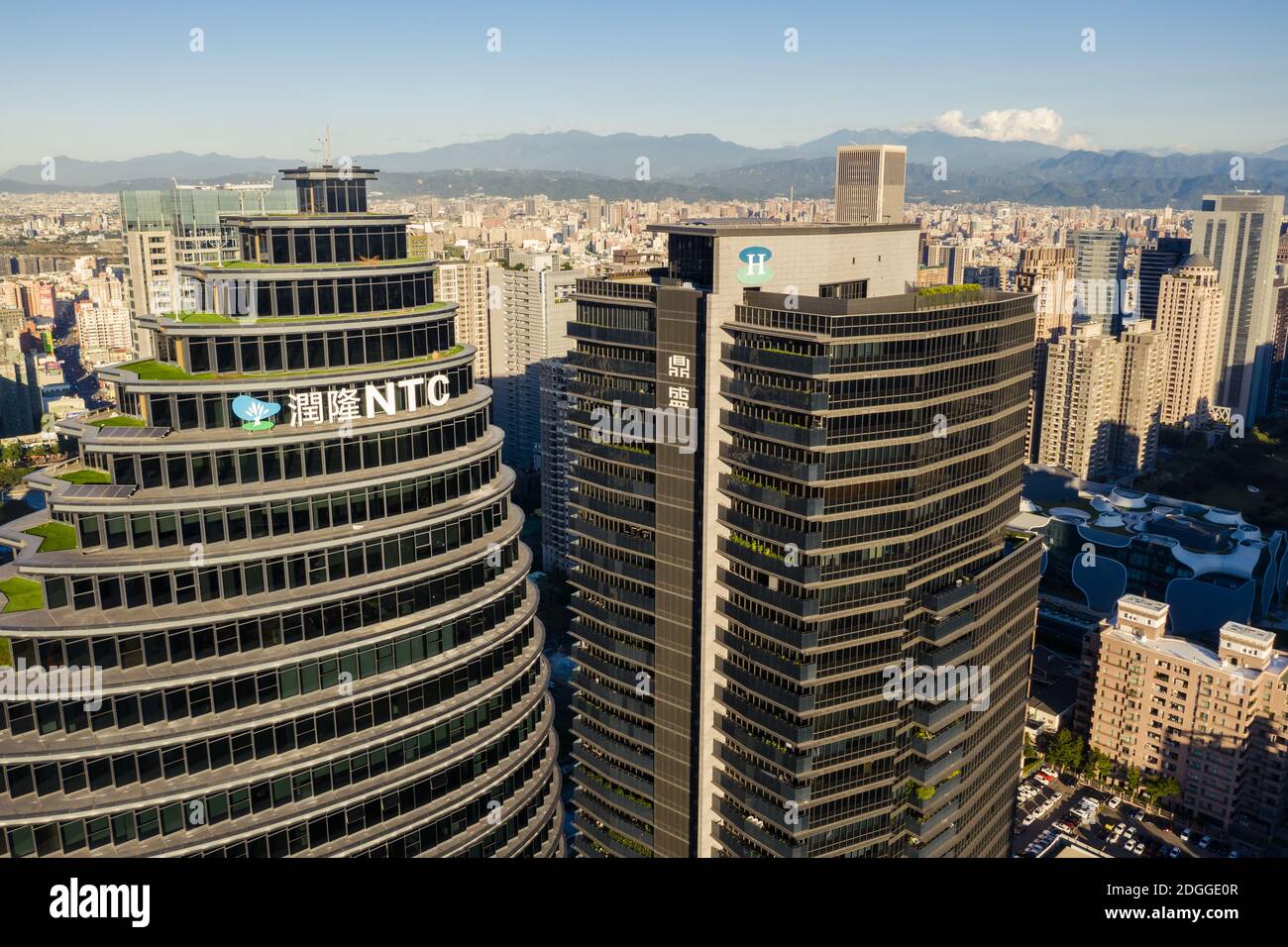 Cityscape of Taichung city with skyscrapers and buildings Stock Photo ...