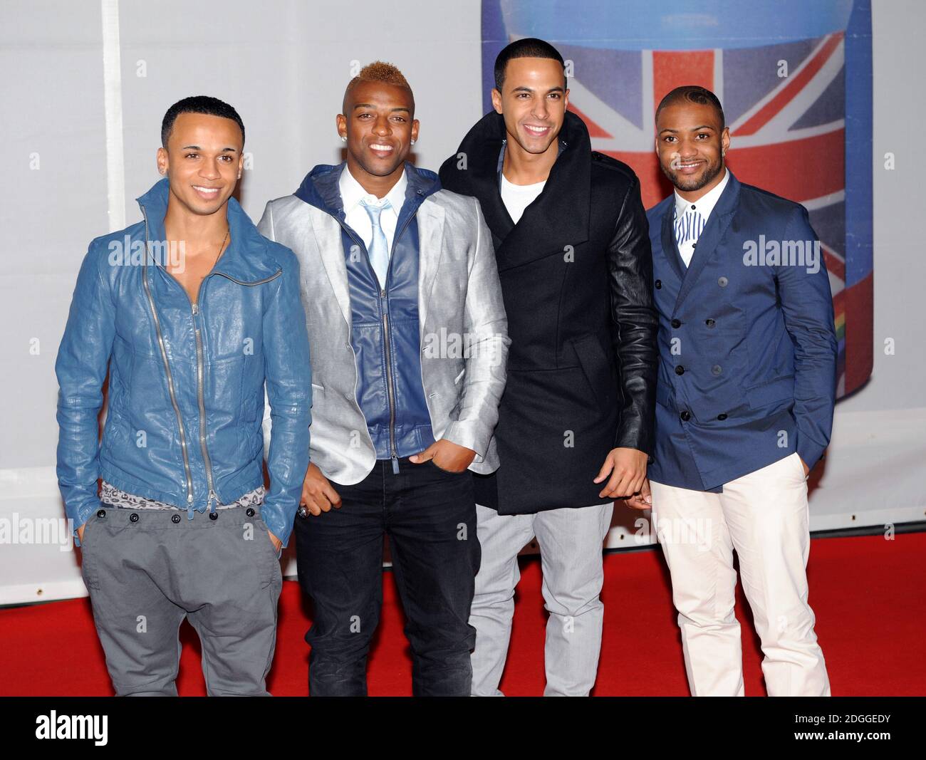 JLS arriving at The Brit Awards 2012, The O2 Arena, Greenwich, London ...