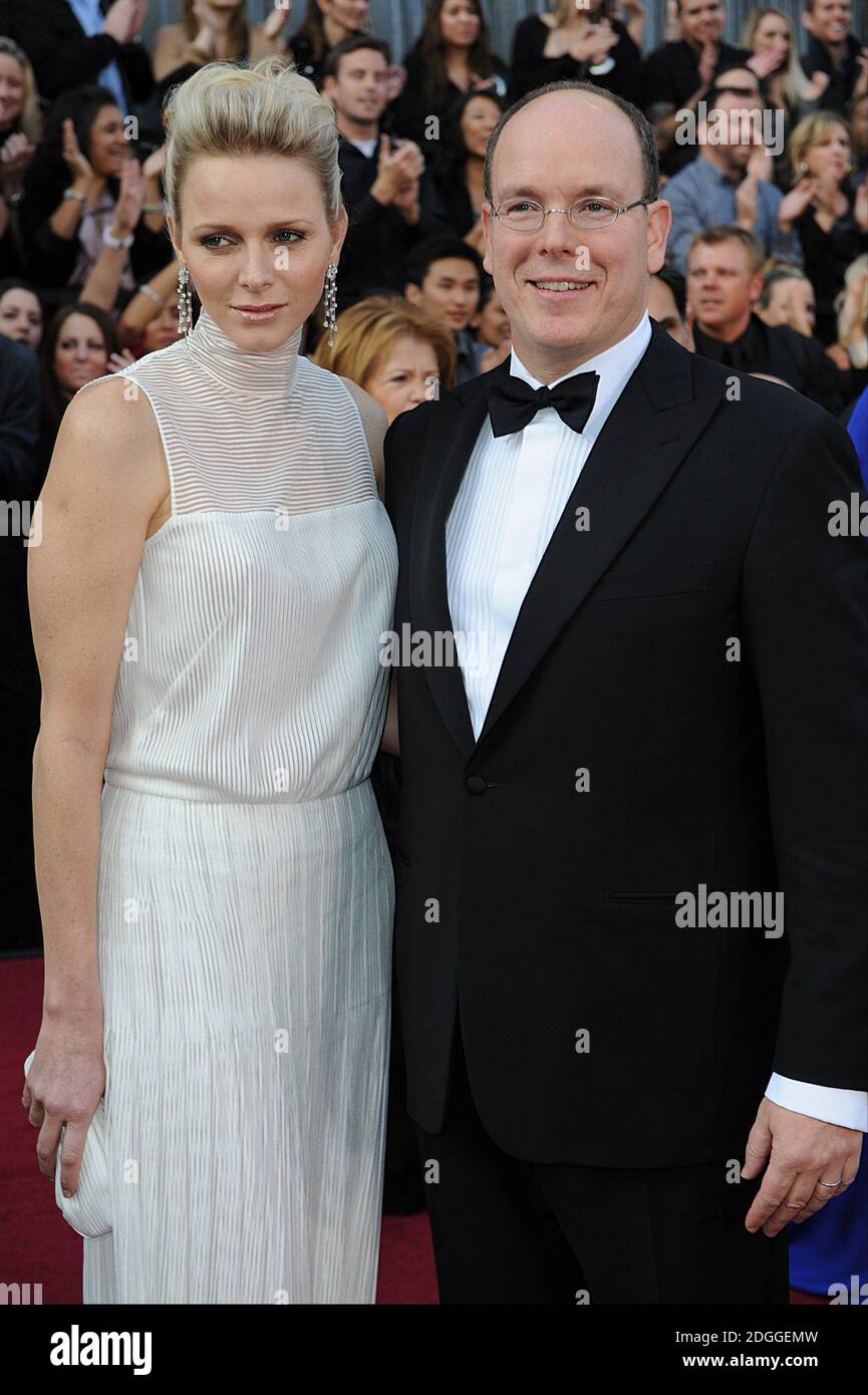 rincess Charlene Wittstock of Monaco and Prince Albert of Monaco ...