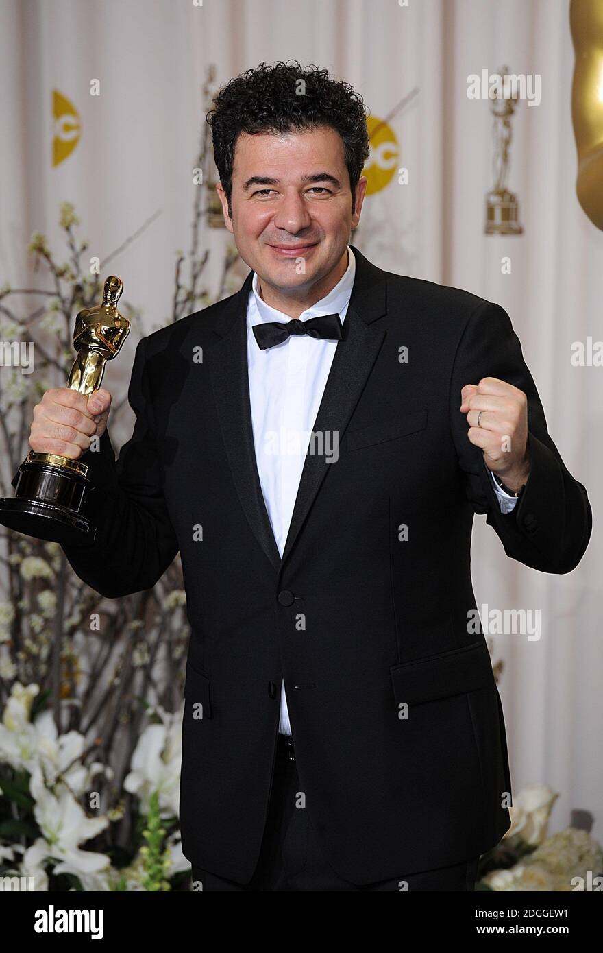 Composer Ludovic Bource, winner of the Best Original Score Award for ...
