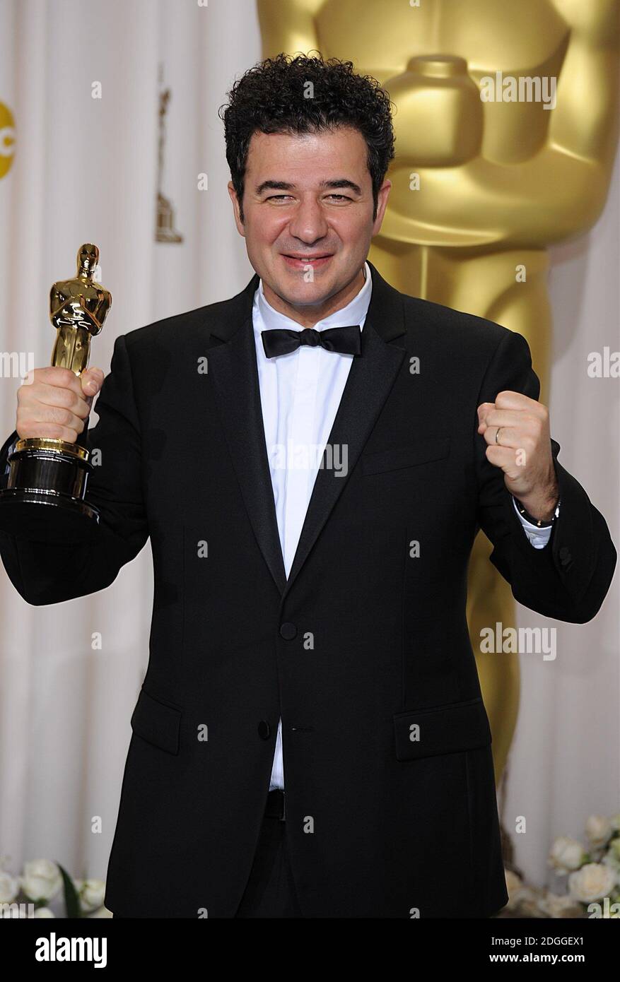 Composer Ludovic Bource, winner of the Best Original Score Award for ...