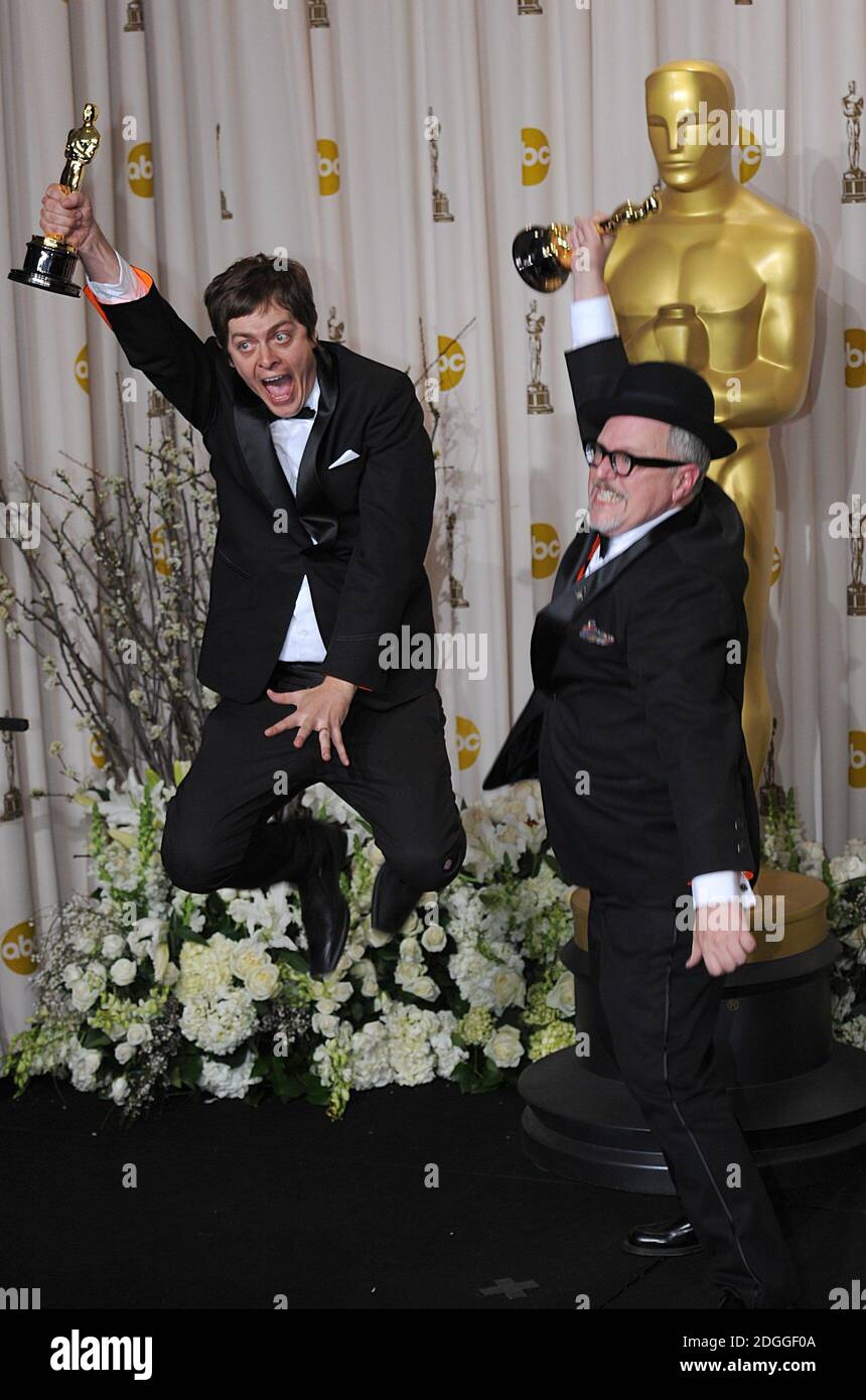 William Joyce and Brandon Oldenburg with the Best Animated Short Film ...