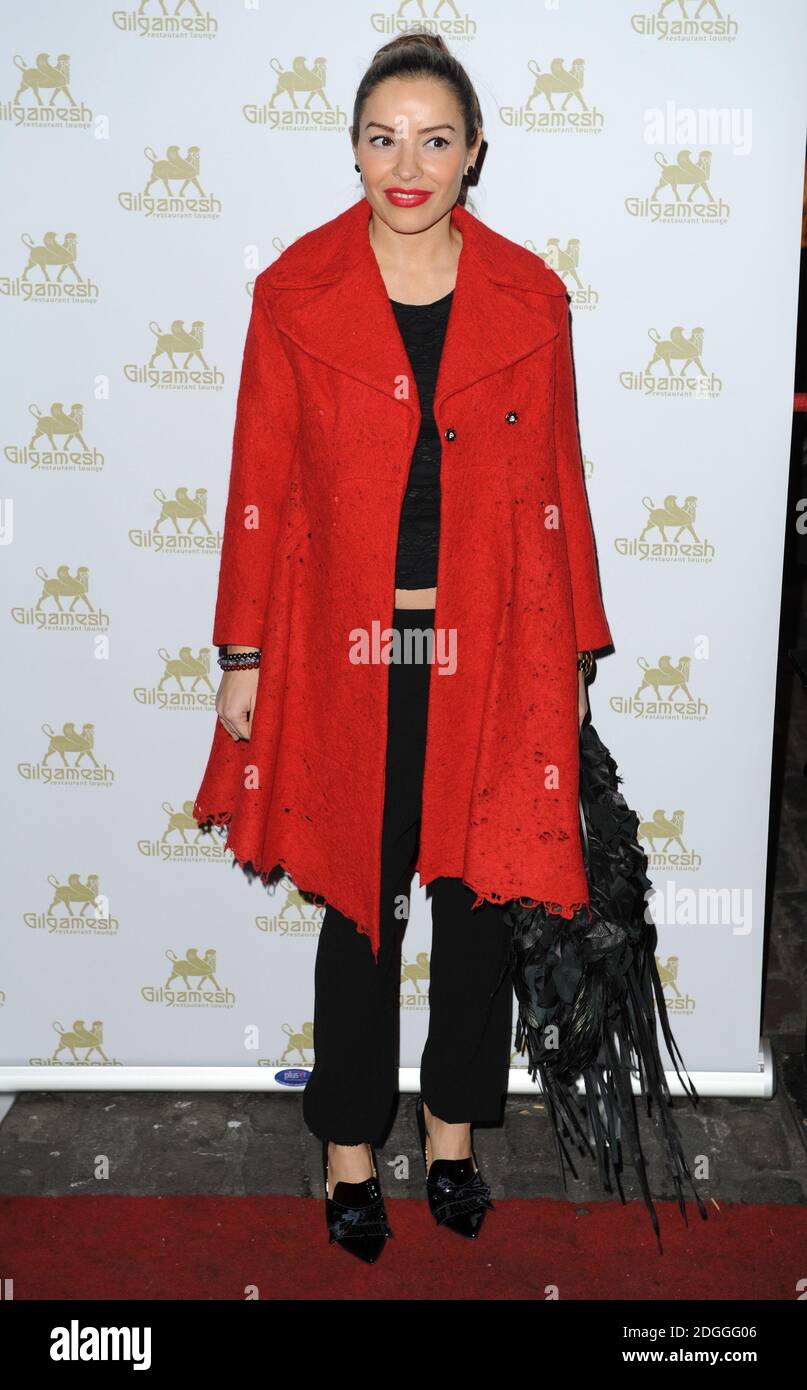 Elen Rivas arriving at the Amy Childs' SS12 Clothing Collection Launch ...