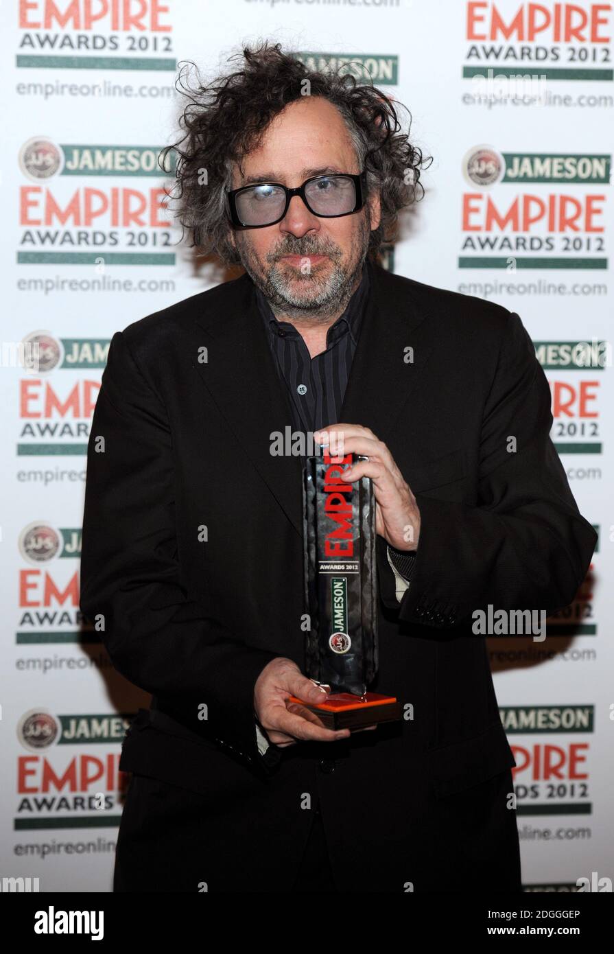 Tim Burton at The Jameson Empire Film Awards 2012, Grosvenor House ...