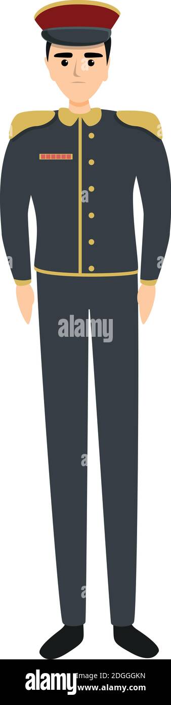 Parade military uniform icon. Cartoon of parade military uniform vector ...