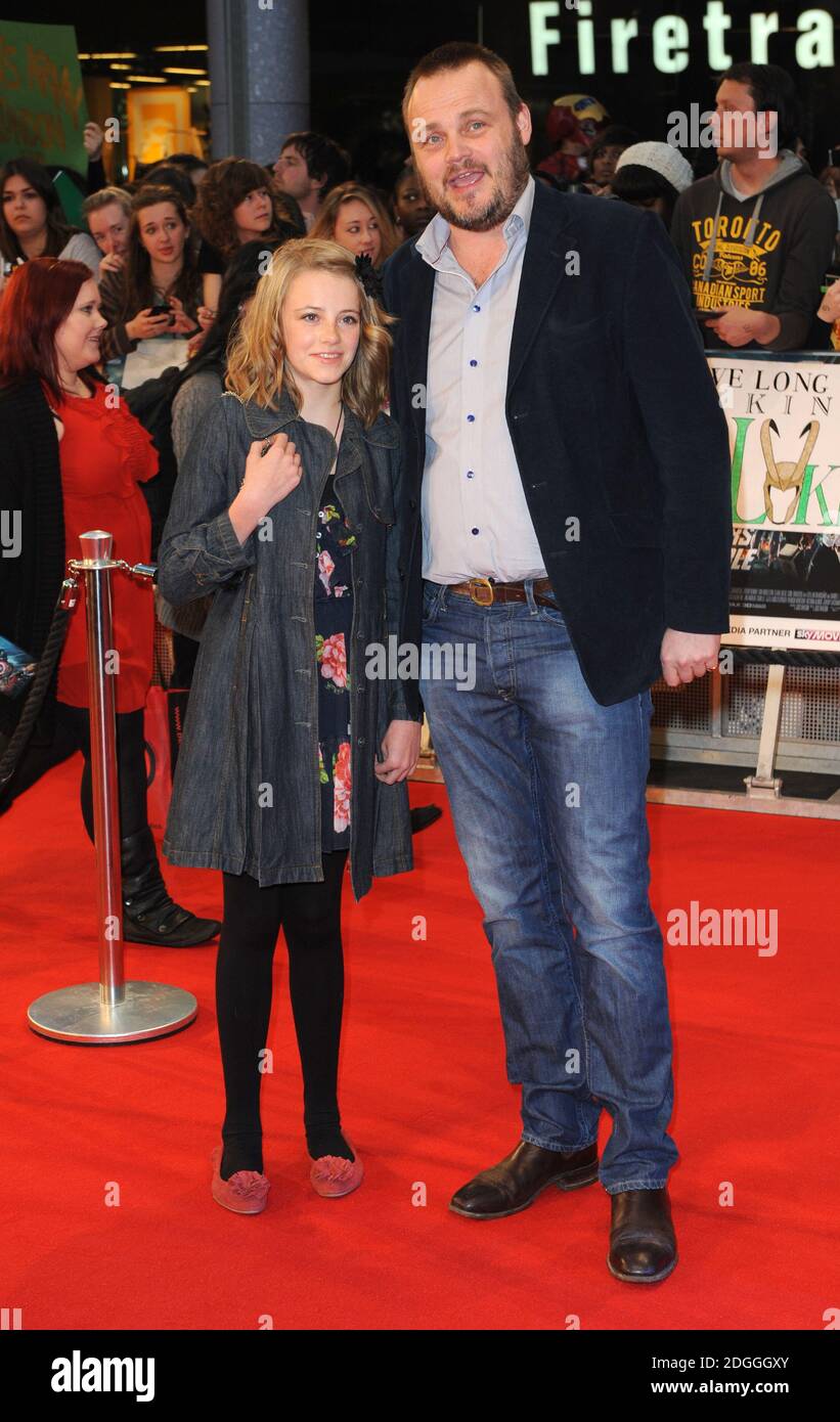 Al Murray and daughter arrive at the European Premiere of Marvel ...