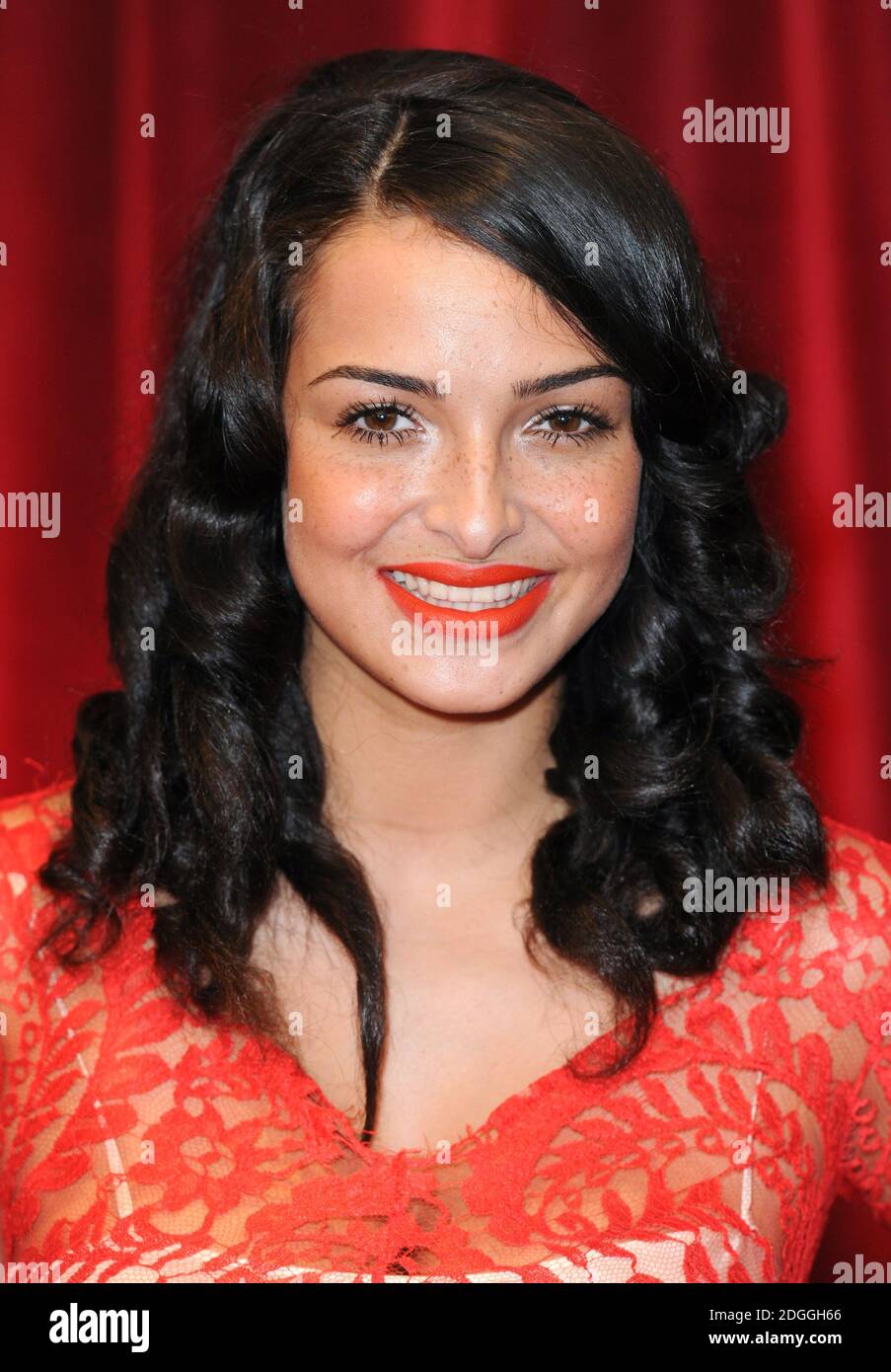 Anna Shaffi arriving for the 2012 British Soap Awards at ITV London ...