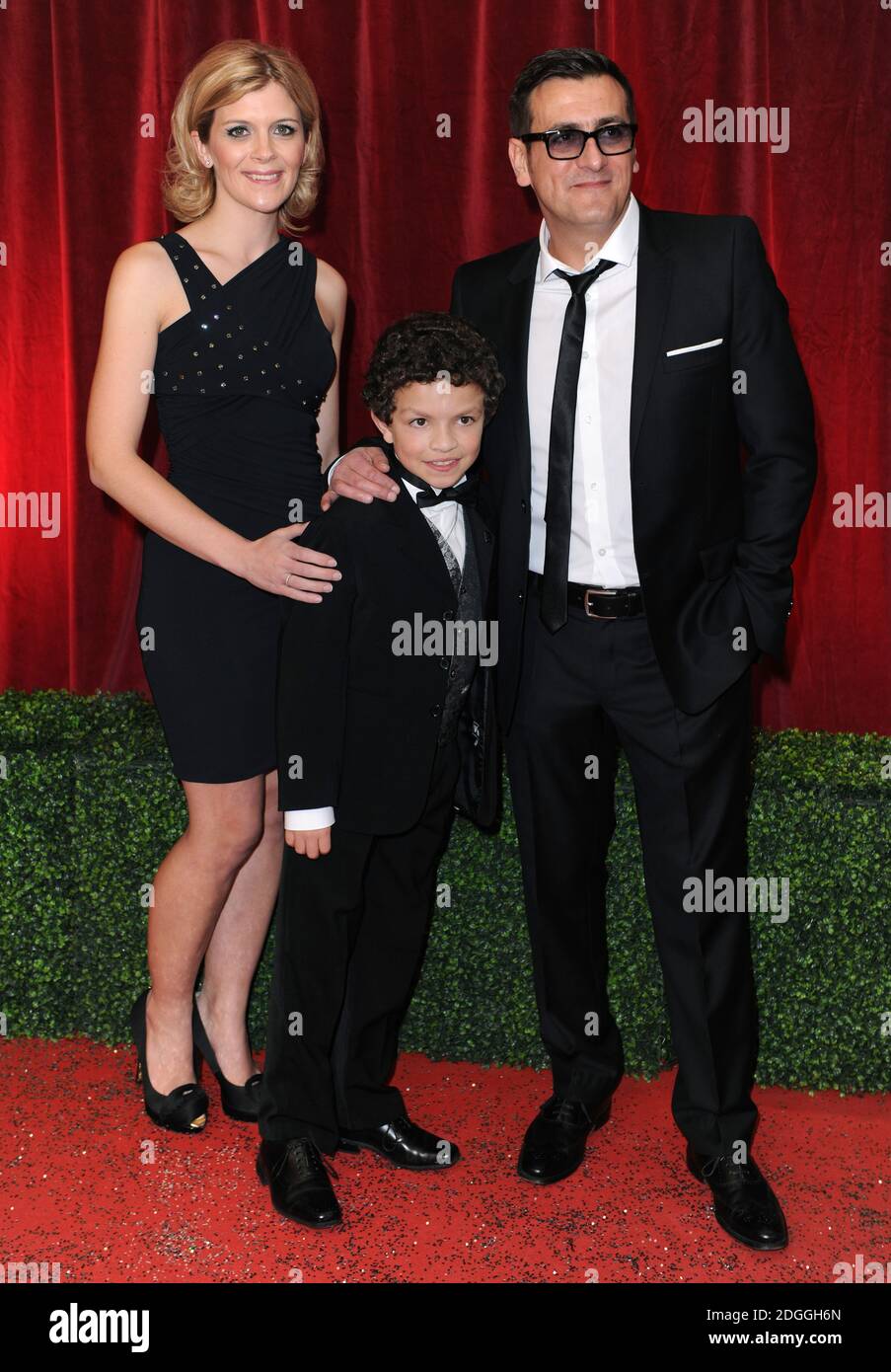 Jane Danson and Chris Gascoyne arriving for the 2012 British Soap ...