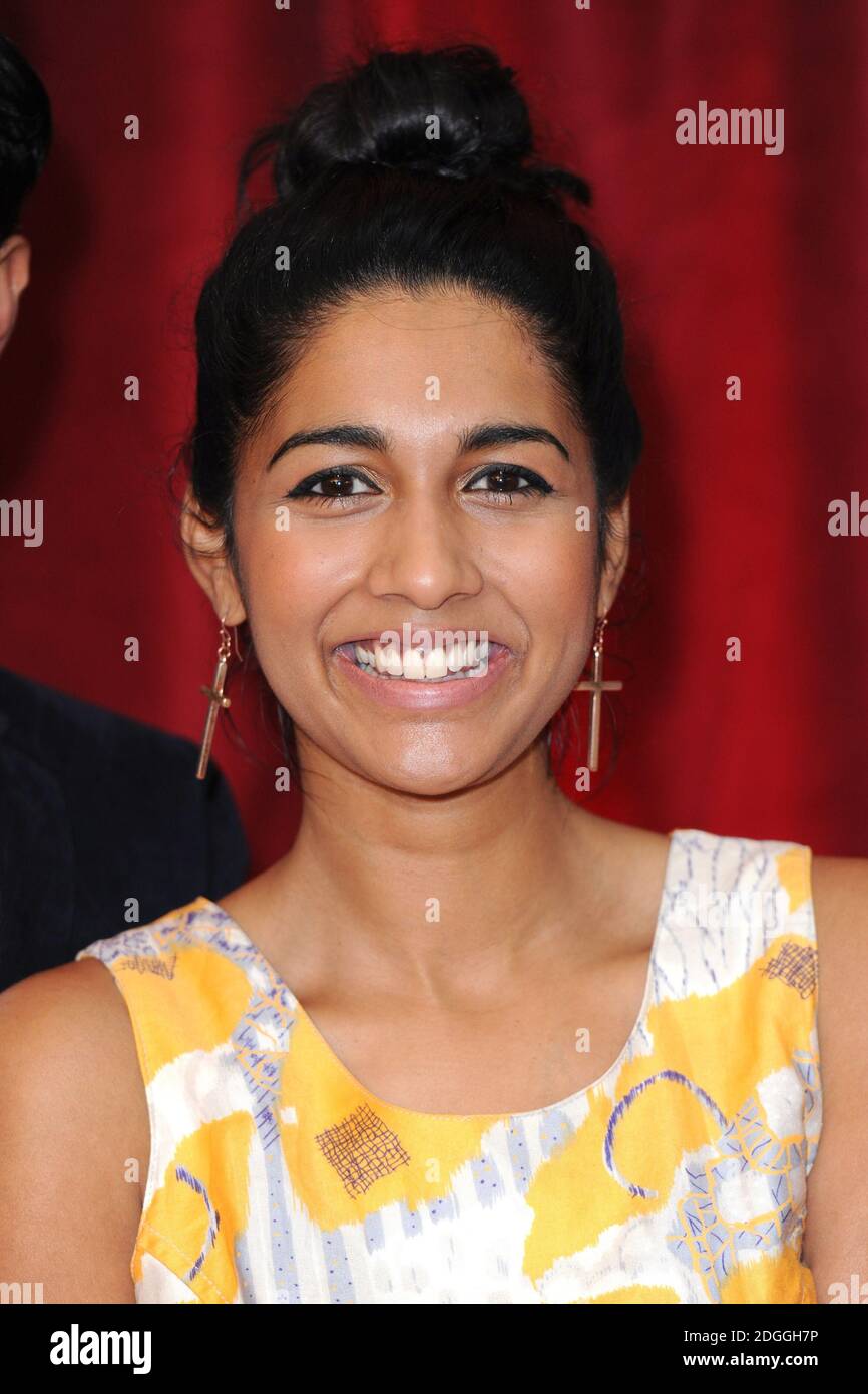 Meryl Fernandes arriving for the 2012 British Soap Awards at ITV London ...