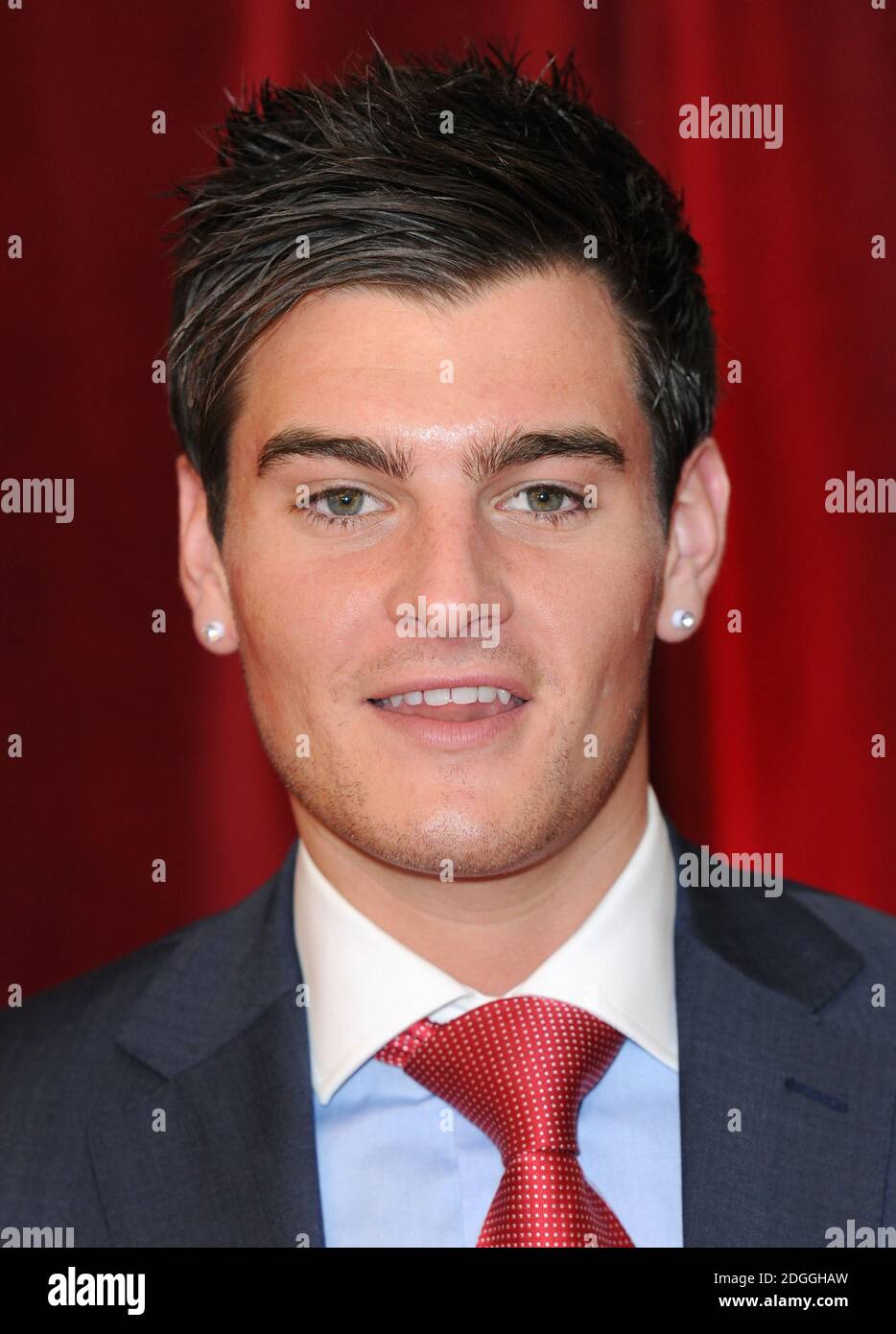 Matt Lapinskas arriving for the 2012 British Soap Awards at ITV London ...