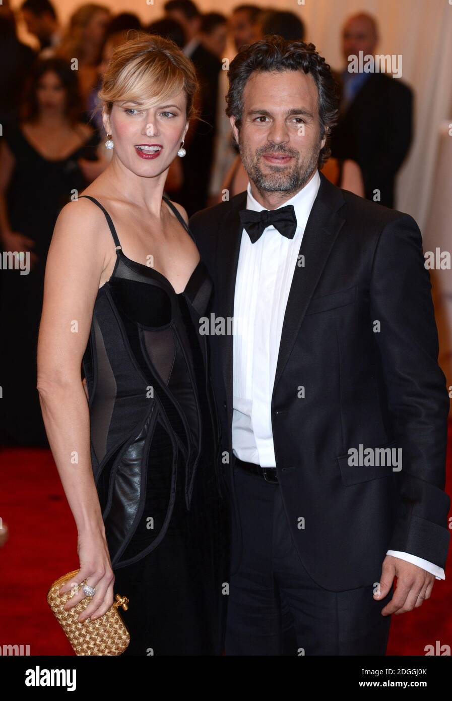 Mark Ruffalo and partner arriving at the Costume Institute Benefit ...