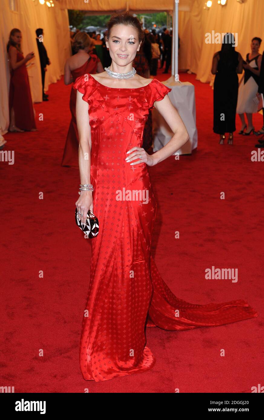 Jaime King arriving at the Costume Institute Benefit, held at the ...