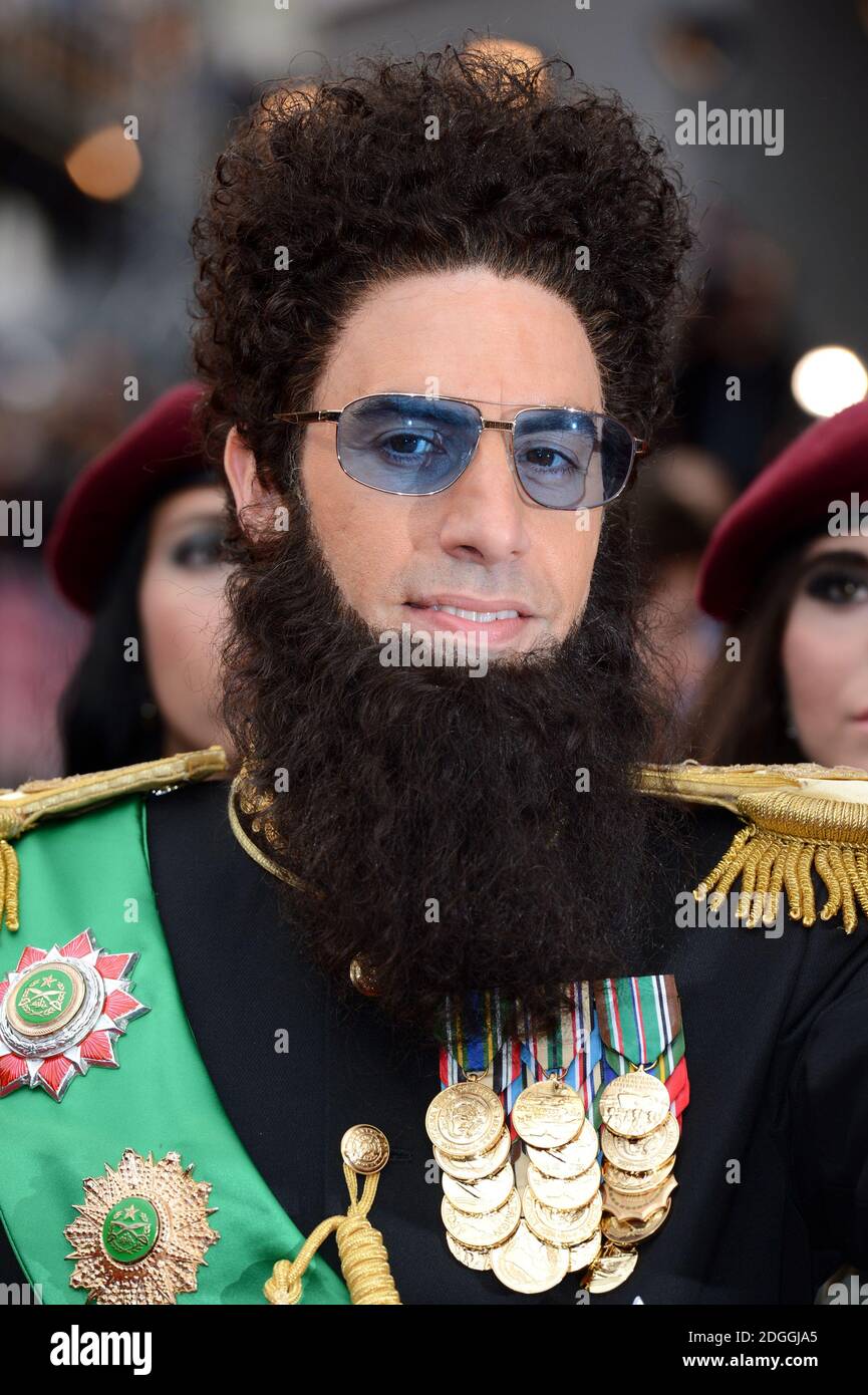 Sacha Baron Cohen as Admiral General Aladeen at the World Premiere of ...