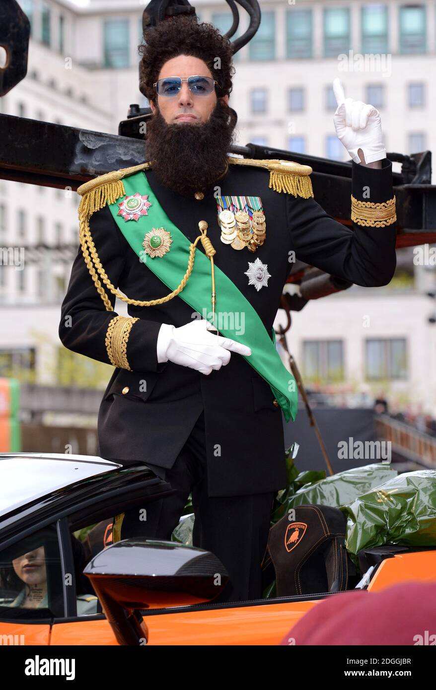 Sacha Baron Cohen as Admiral General Aladeen at the World Premiere of ...