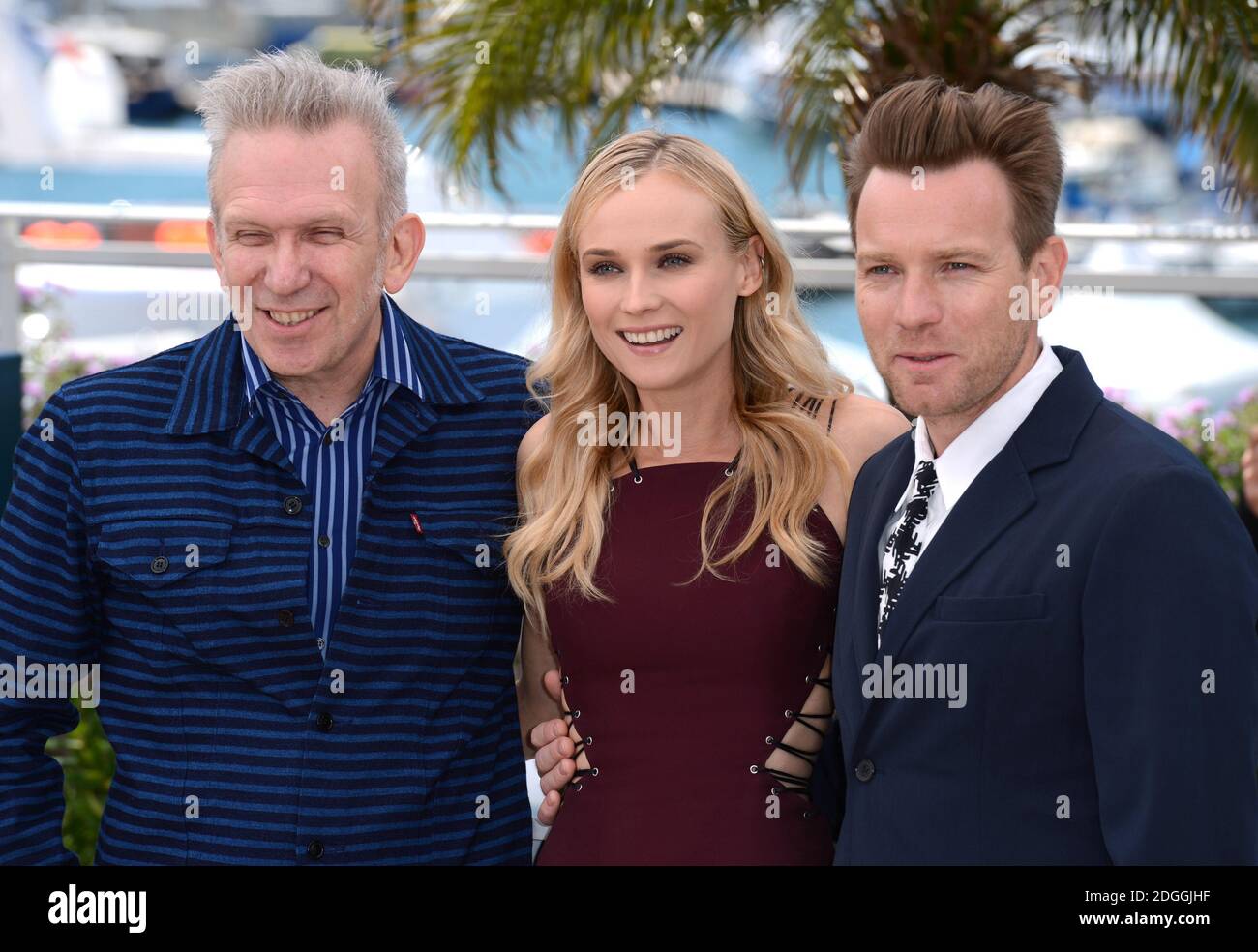 Jean Paul Gaultier, Diane Kruger and Ewan McGregor attend the photocall ...