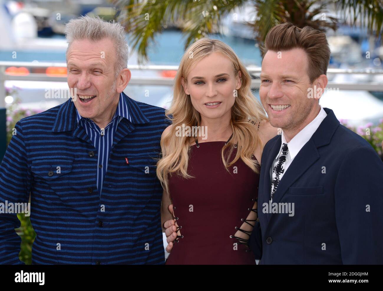 Jean Paul Gaultier, Diane Kruger and Ewan McGregor attend the photocall ...