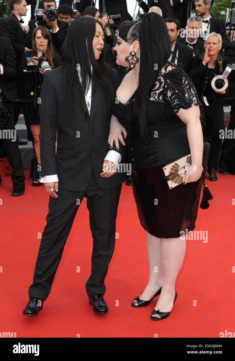 Beth Ditto and girlfriend arriving at the Gala Screening of De Rouille ...