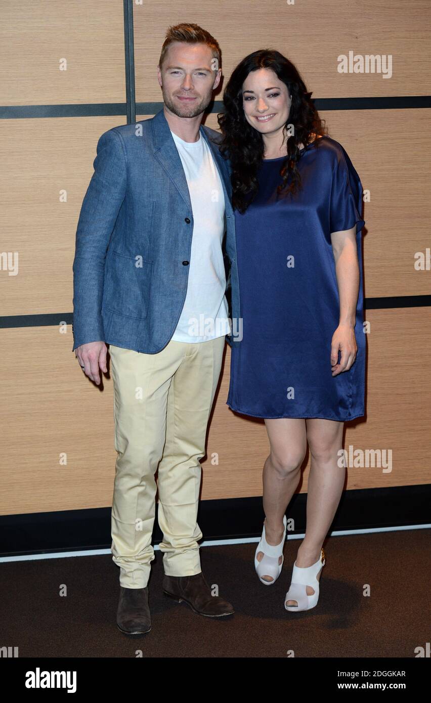 Ronan Keating and Laura Michelle Kelly at the photocall for Goddess ...
