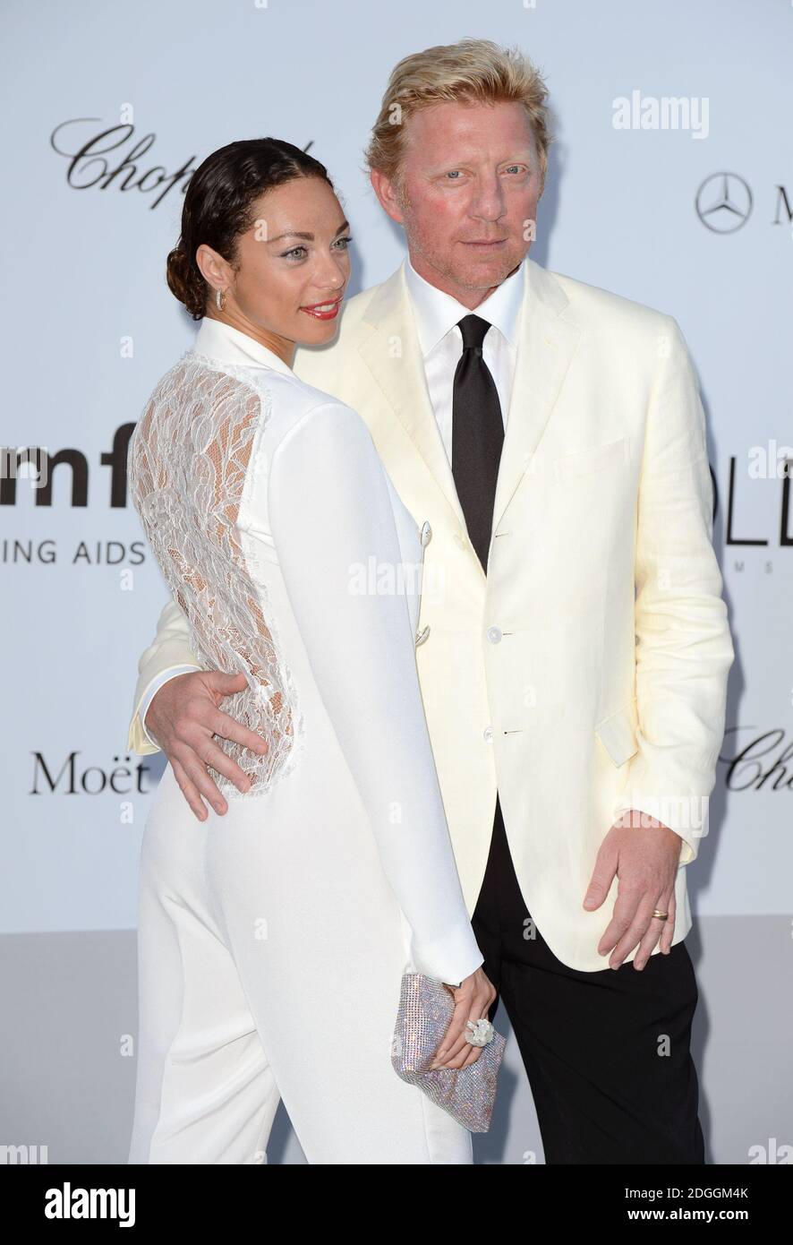 Boris Becker and Lilly Becker arriving at the amfAR Cinema Against Aids ...