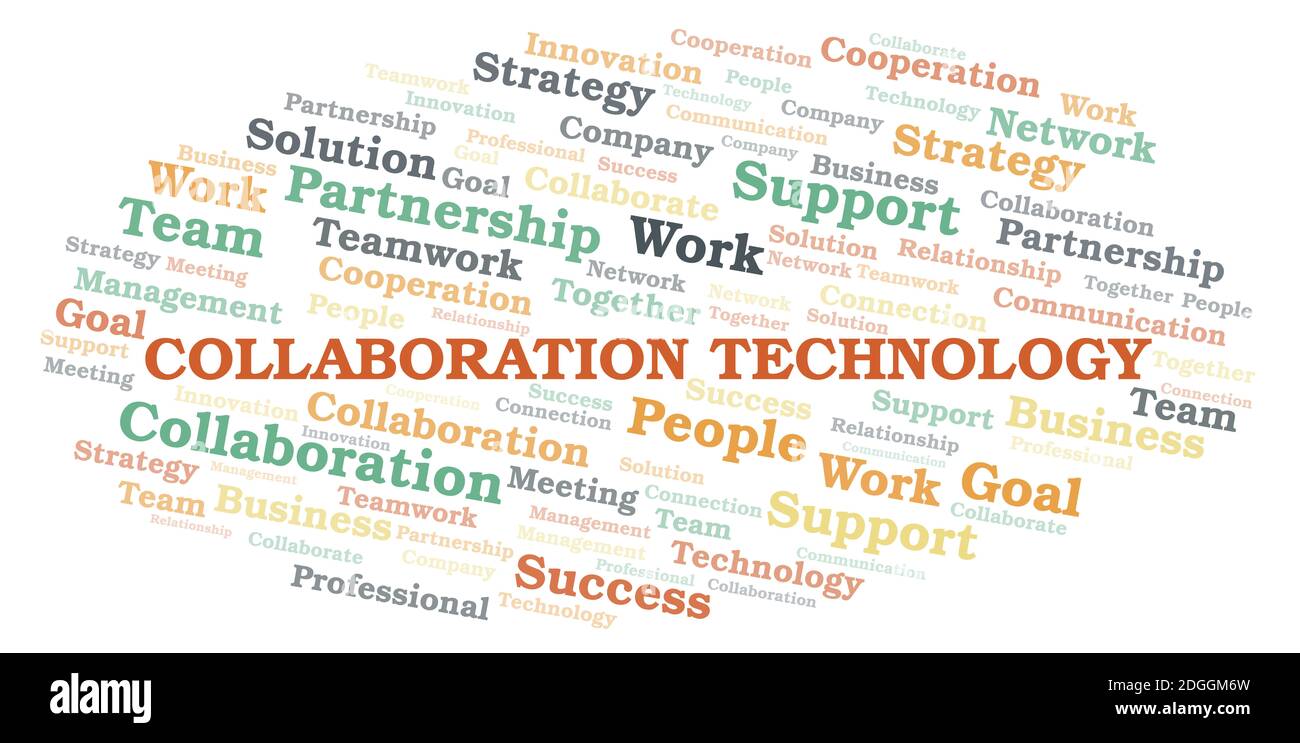 Collaboration technology illustration hi-res stock photography and ...