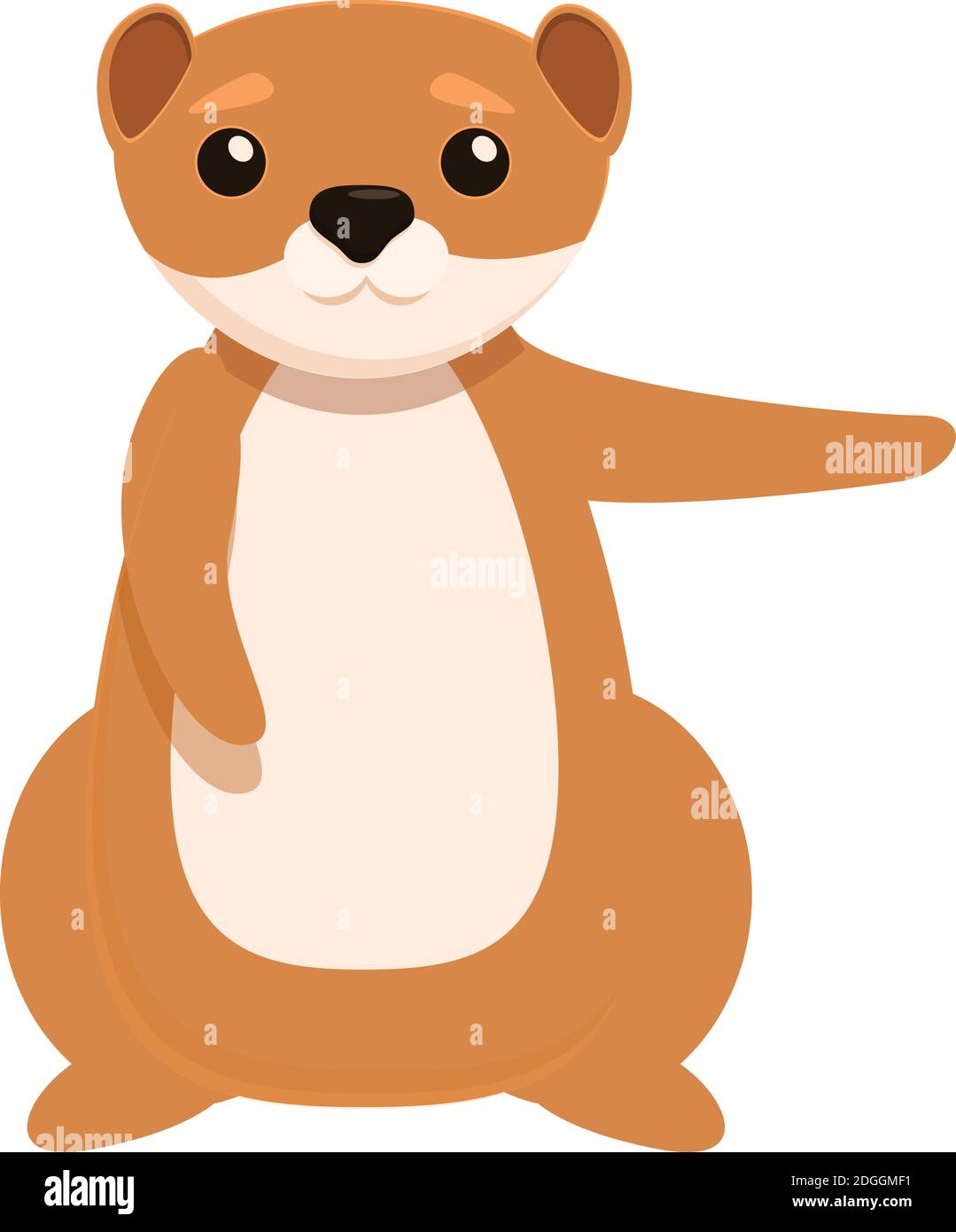 Cute mink icon. Cartoon of cute mink vector icon for web design ...