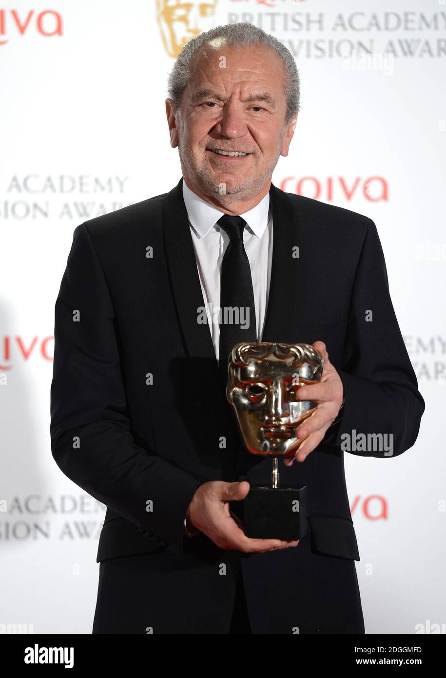 Lord Alan Sugar at the BAFTA Television Awards 2012, Royal Festival ...