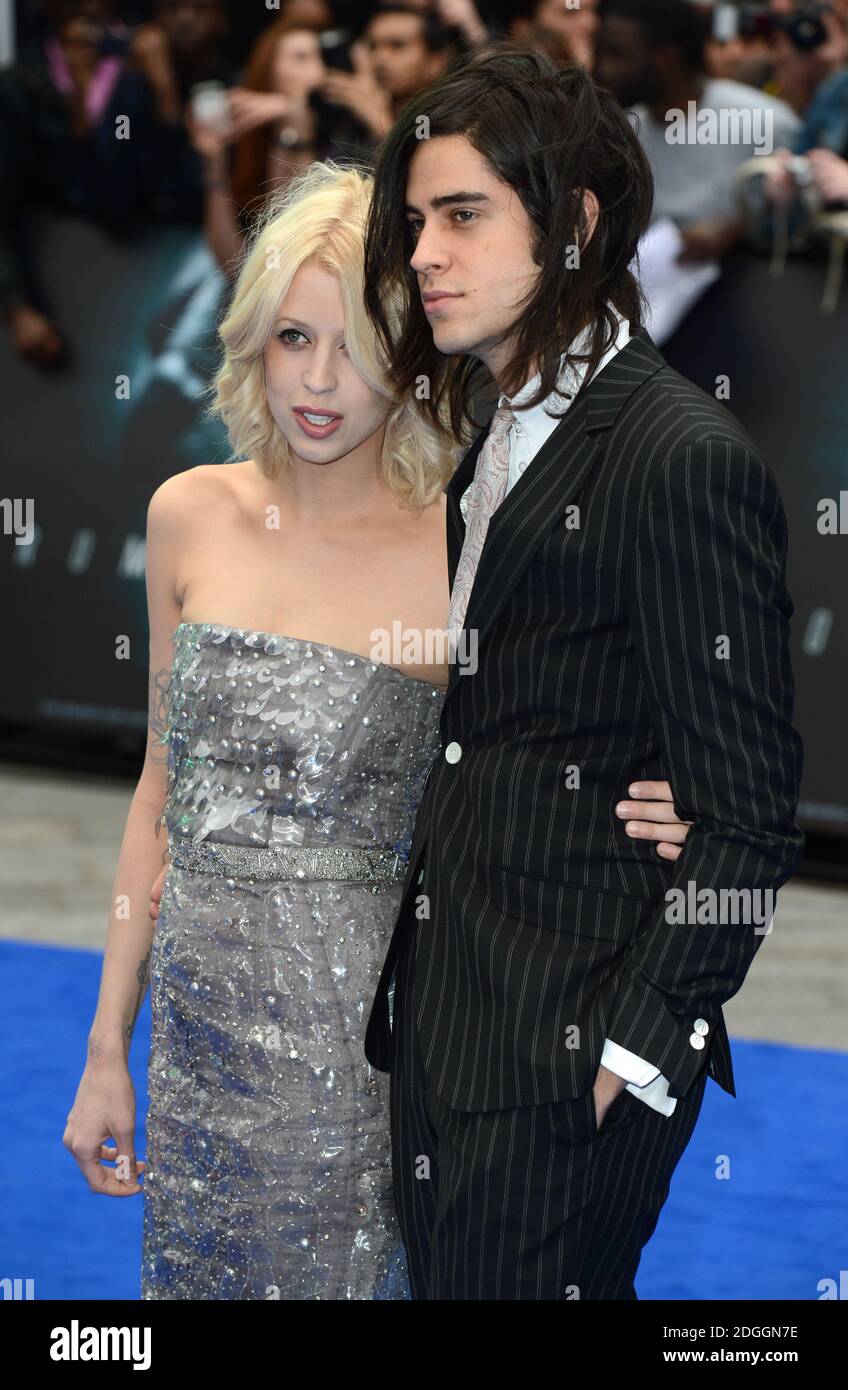 Peaches Geldof and Thomas Cohen arriving for the World Premiere of ...
