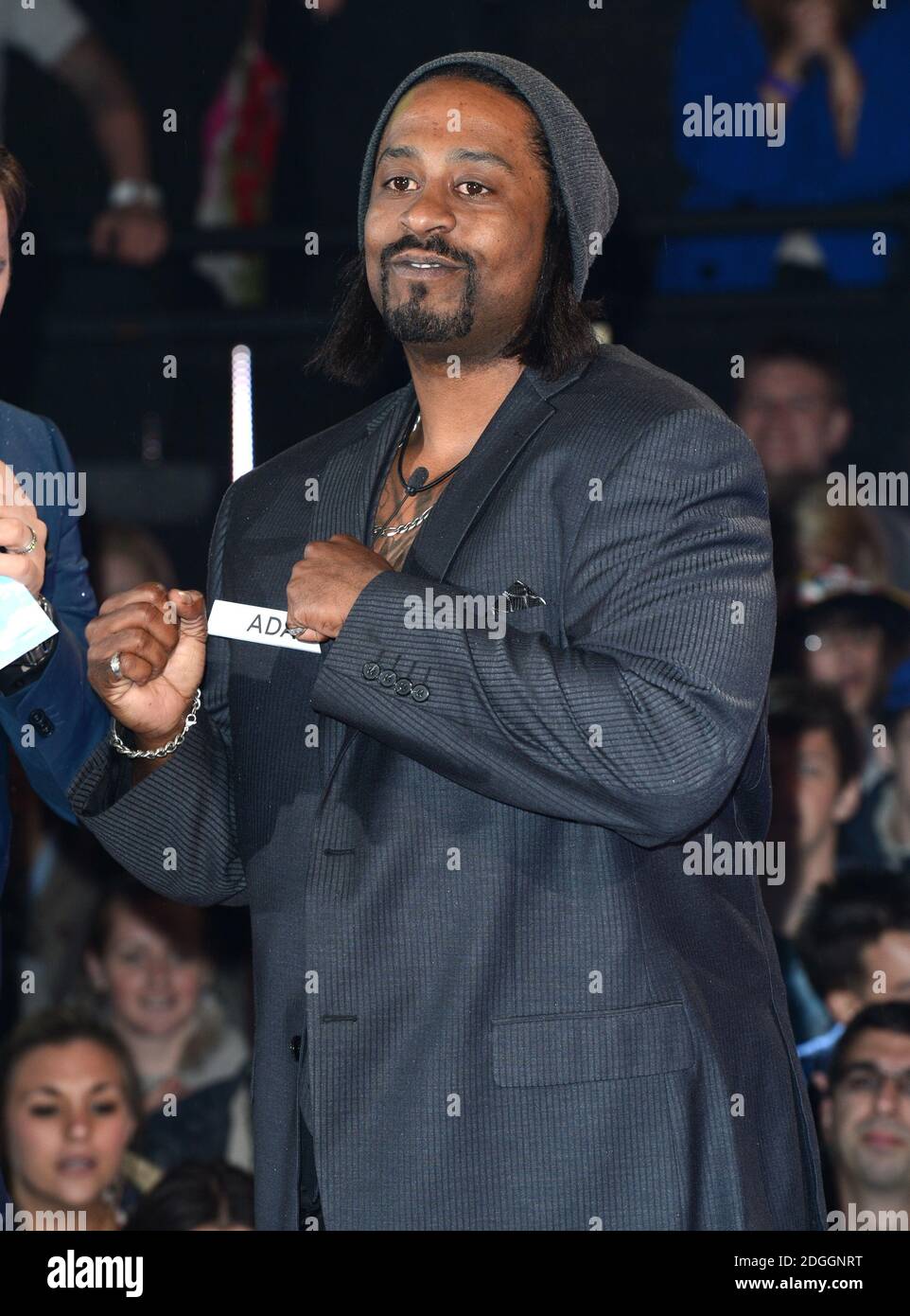 Adam arriving at the Big Brother House 2012, Elstree Studios ...