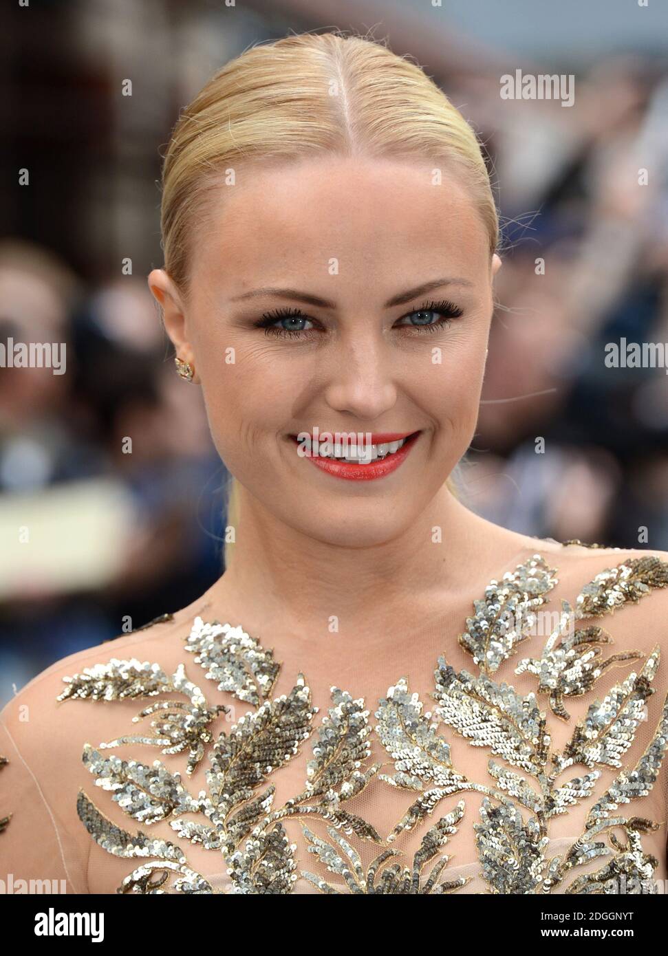 Malin Akerman arriving at the European Premiere of Rock of Ages, Odeon ...