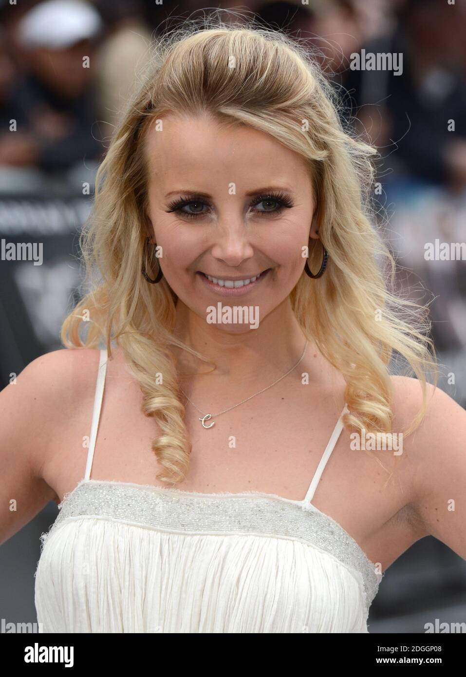 Carley Stenson arriving at the European Premiere of Rock of Ages, Odeon ...