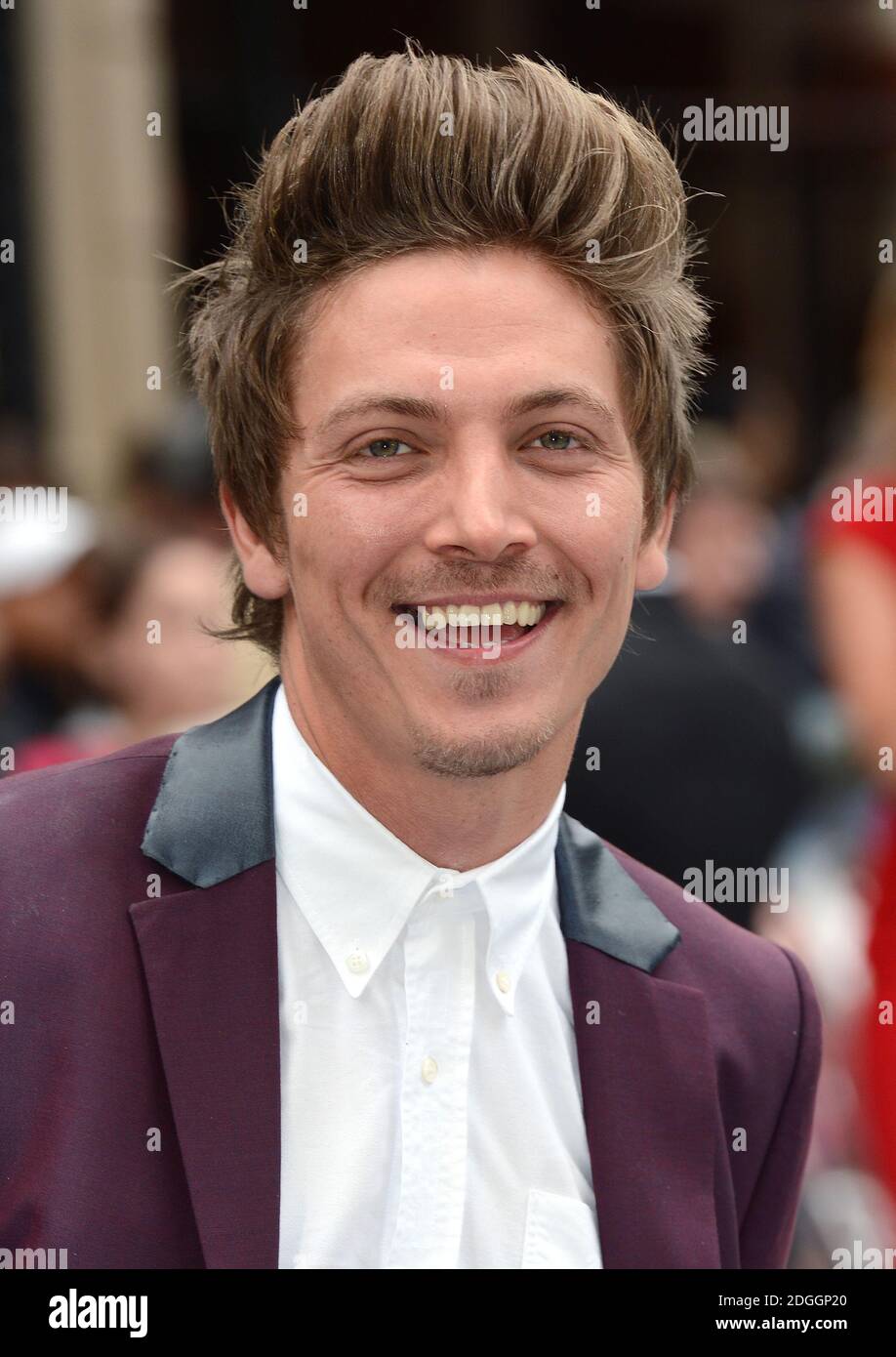 Tyler James arriving at the European Premiere of Rock of Ages, Odeon ...