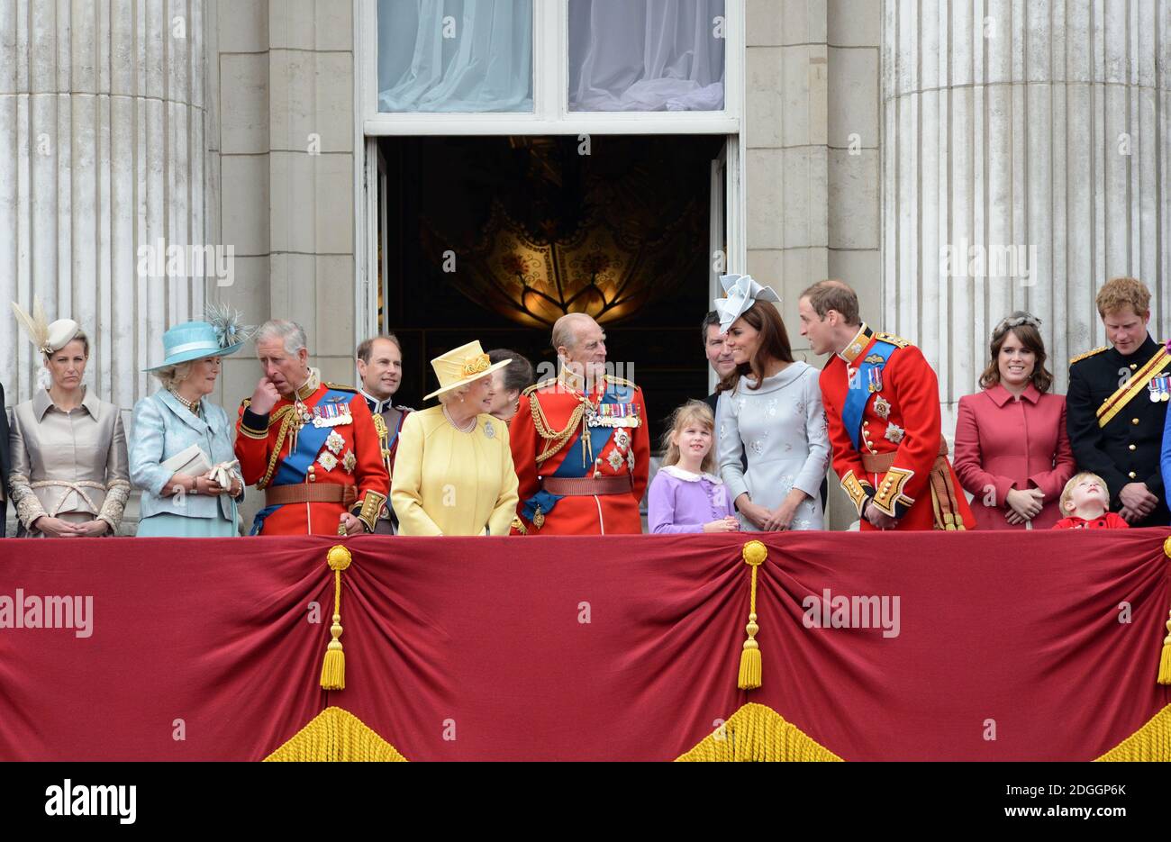 (Left to Right) Sophie Countess of Wessex, Camilla Duchess of Cornwall ...