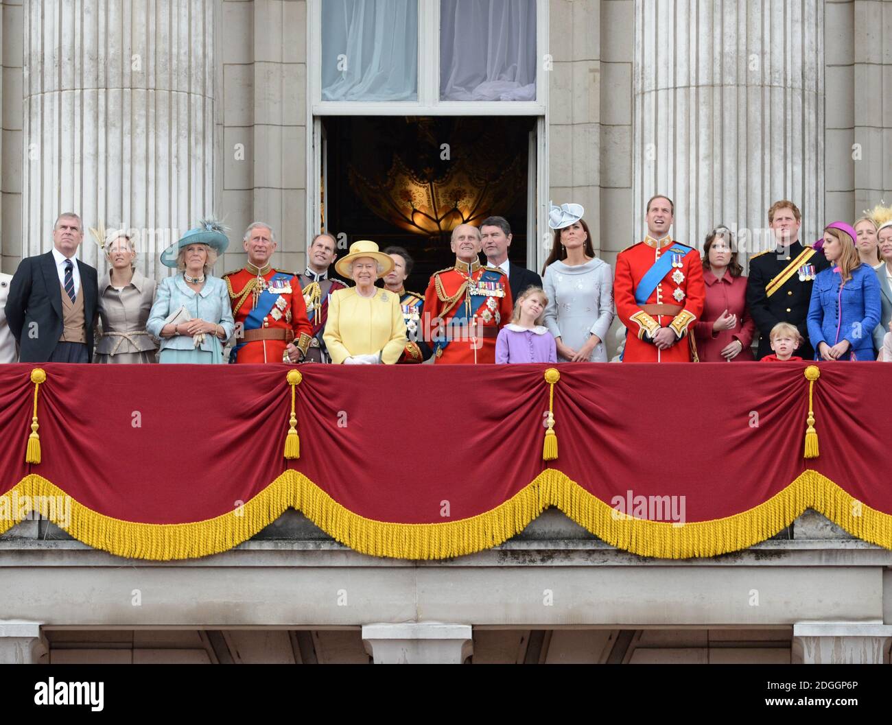 (Left to Right) Prince Andrew, Sophie Countess of Wessex, Camilla ...