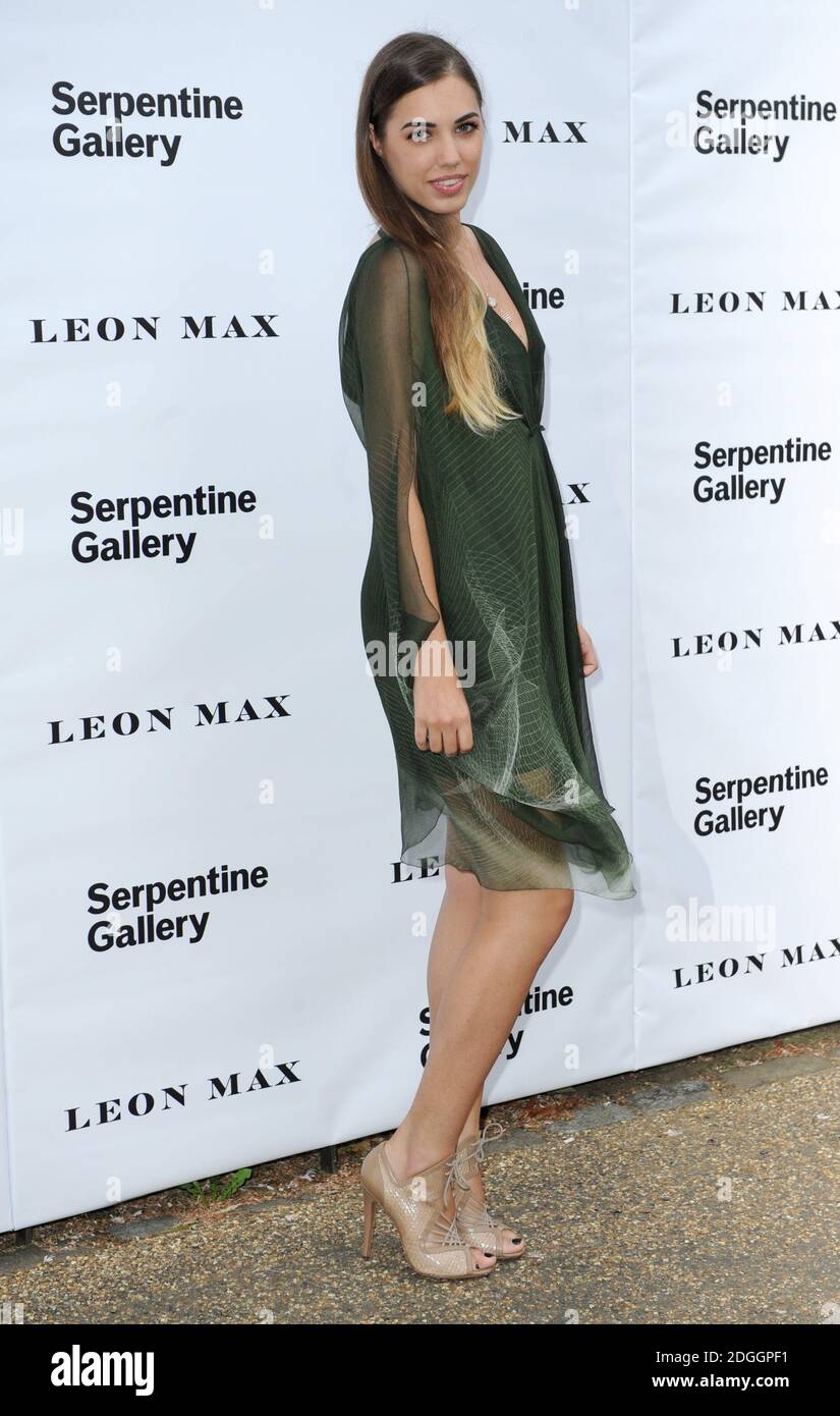 Amber Le Bon arriving at The Serpentine Gallery Summer Party, Hyde Park ...
