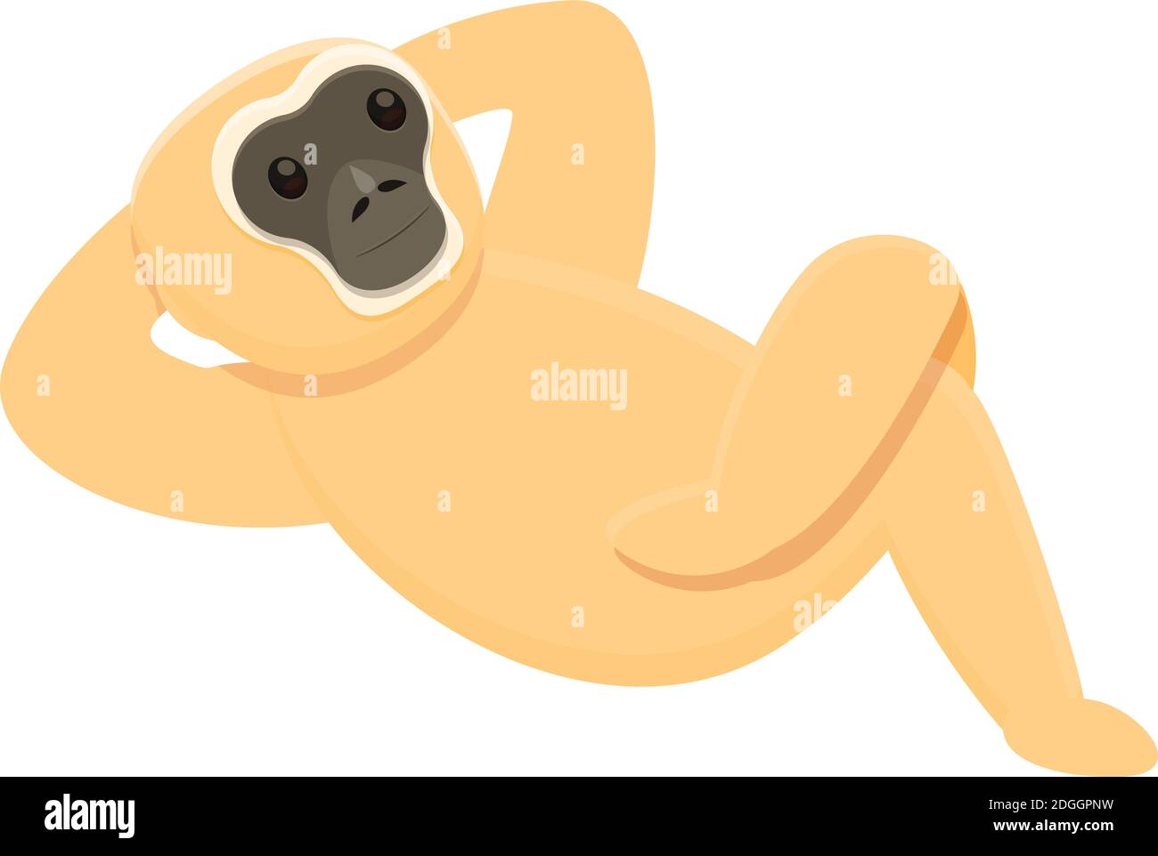 Cartoon Smiling Gibbon High Resolution Stock Photography and Images - Alamy