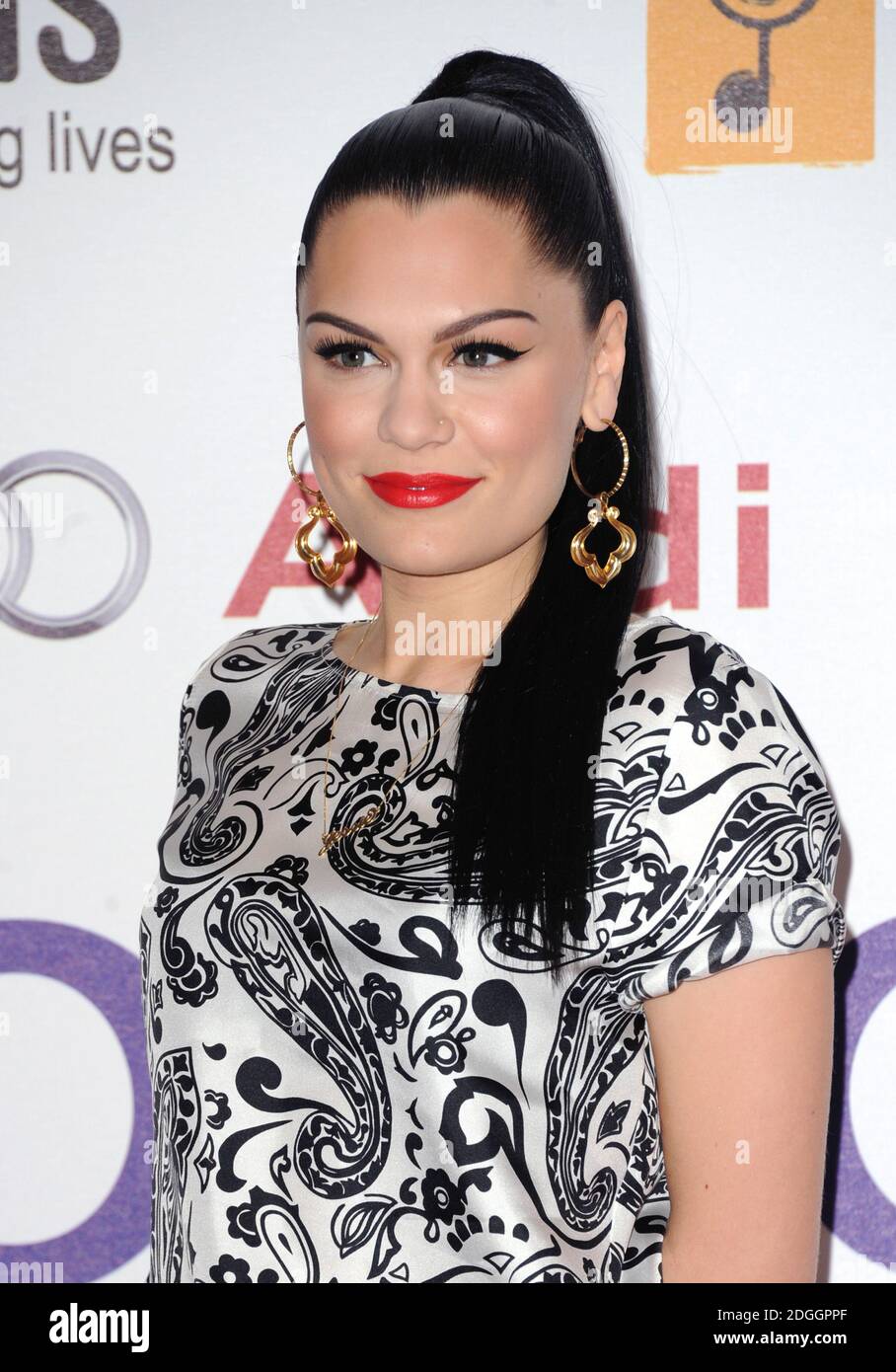 Jessie J arriving at the Nordoff Robbins Silver Clef Awards 2012 ...