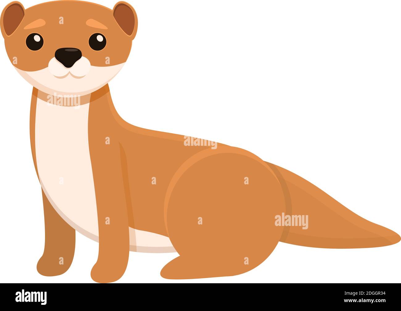 Weasel mink icon. Cartoon of weasel mink vector icon for web design ...