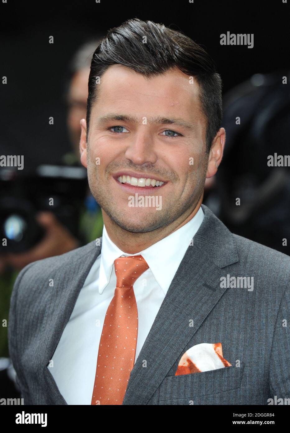Mark Wright arriving at The UK Premiere of The Dark Knight Rises, Odeon ...