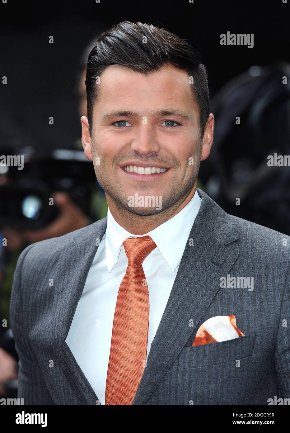 Mark Wright arriving at The UK Premiere of The Dark Knight Rises, Odeon ...
