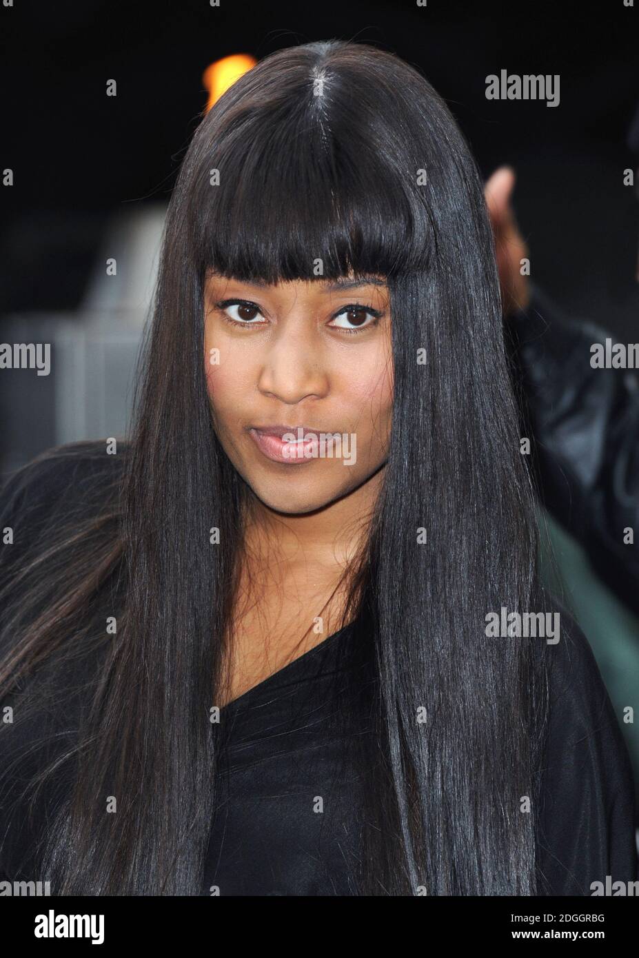 VV Brown arriving at The UK Premiere of The Dark Knight Rises, Odeon ...