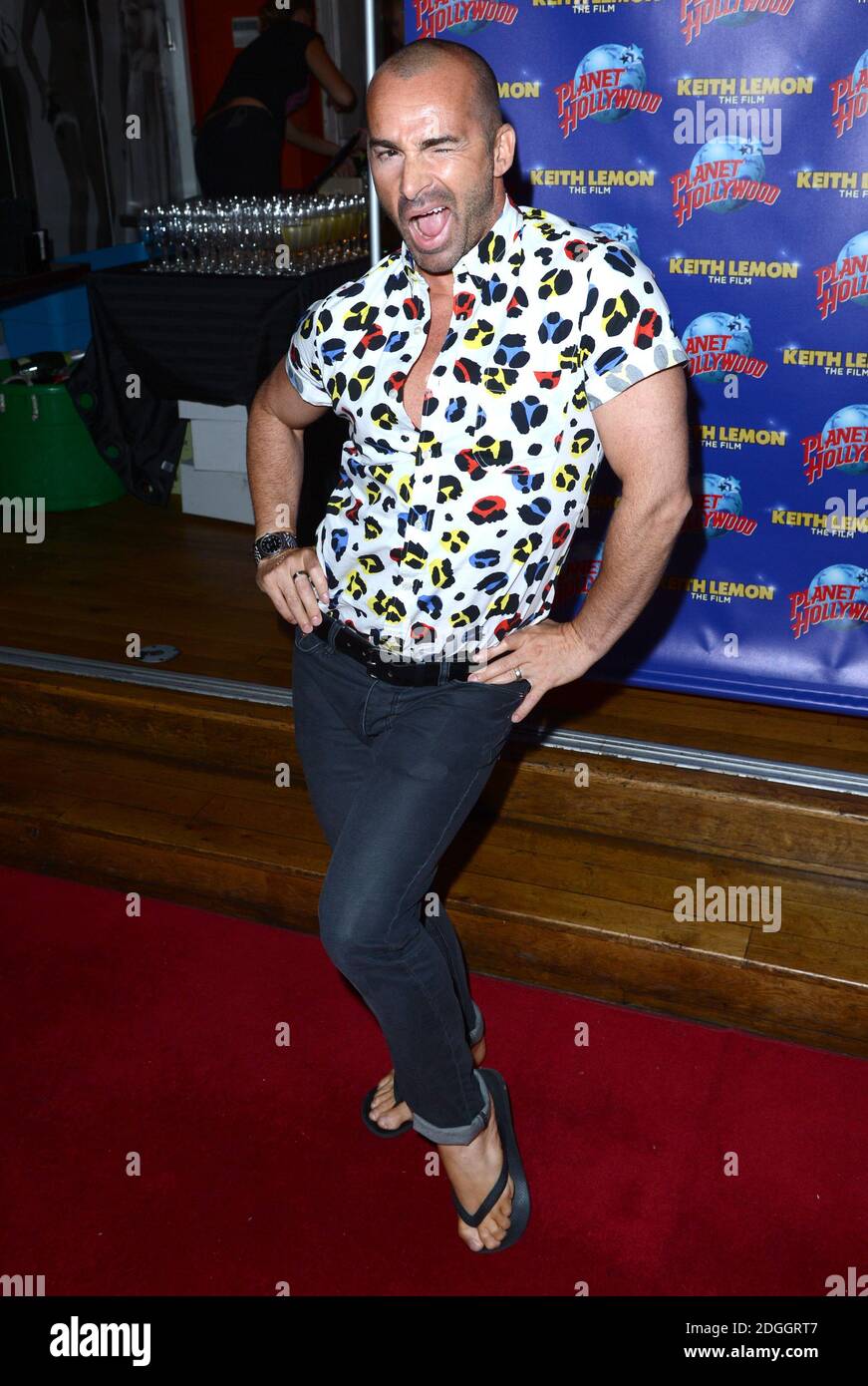 Louie Spence arriving at the Keith Lemon The Movie World Premiere Party ...