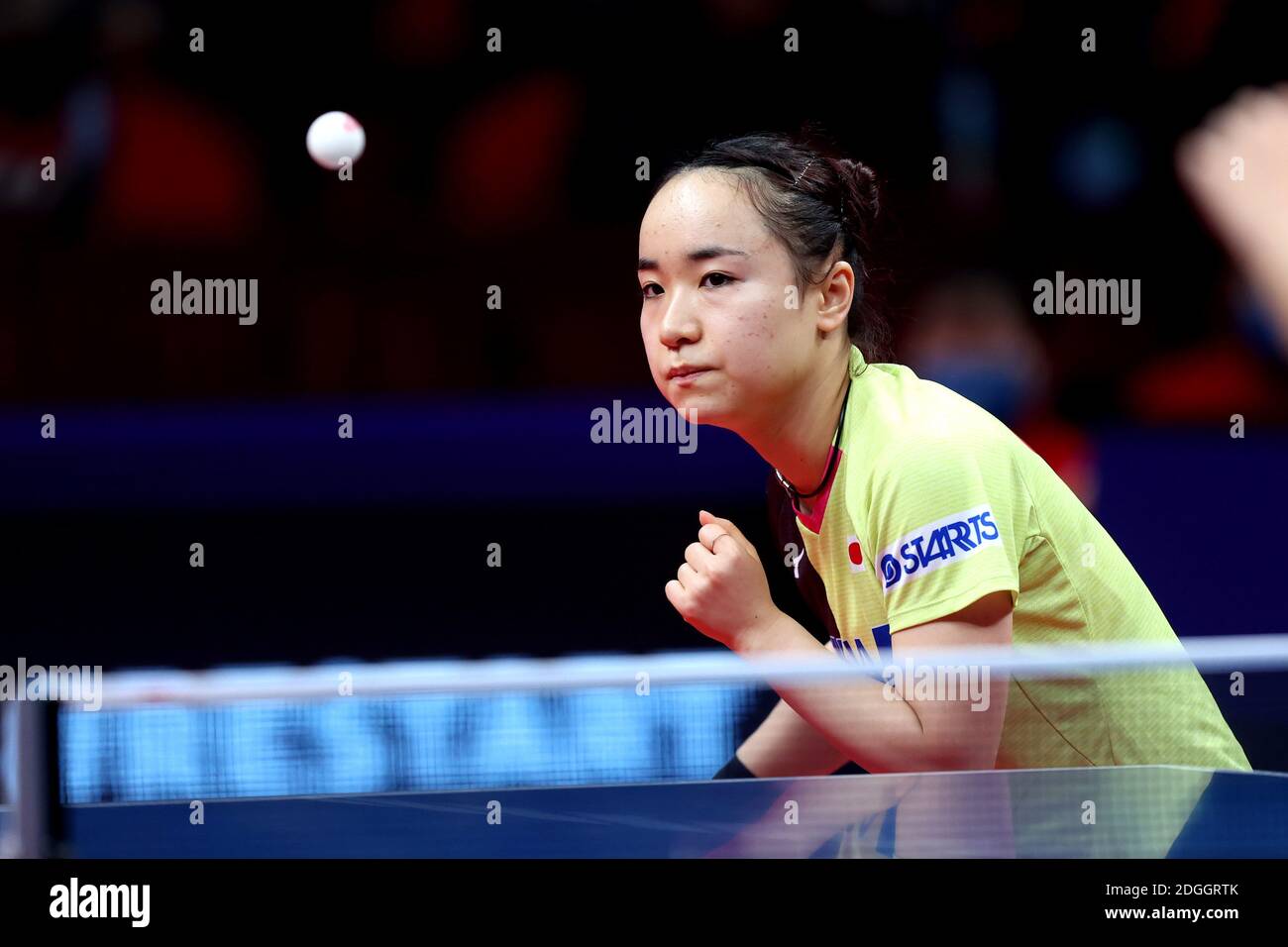 Japanese table tennis player Mima Ito plays against Taiwanese table ...